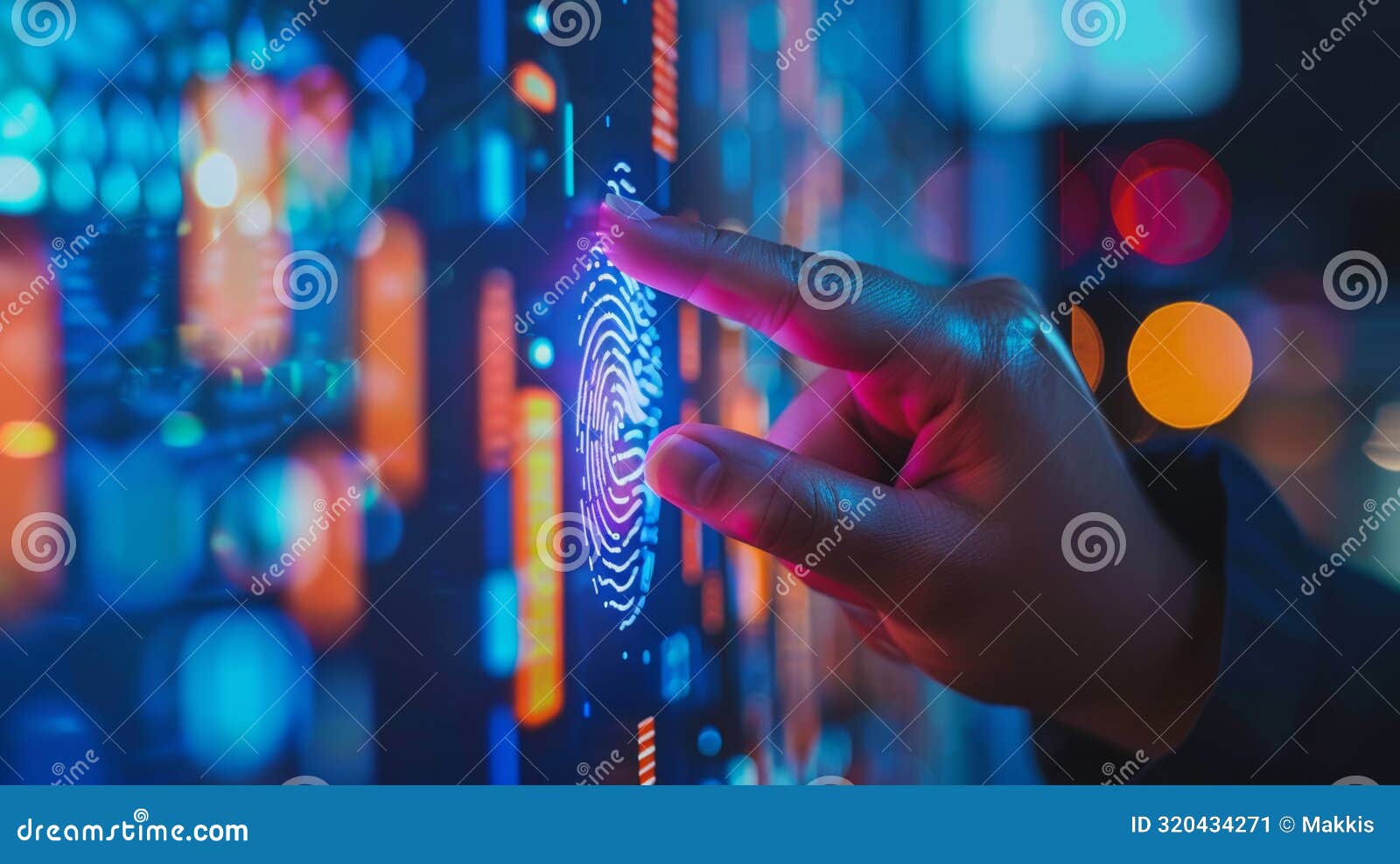 Biometrics Security System. Advanced Biometric Security Technology with ...