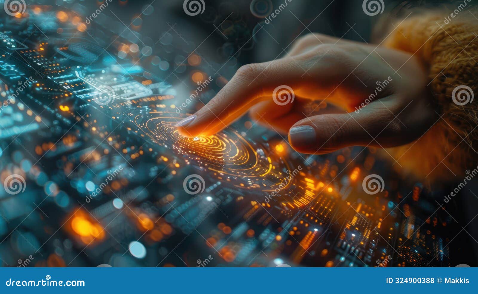 Biometrics Security System. Advanced Biometric Security Technology with ...