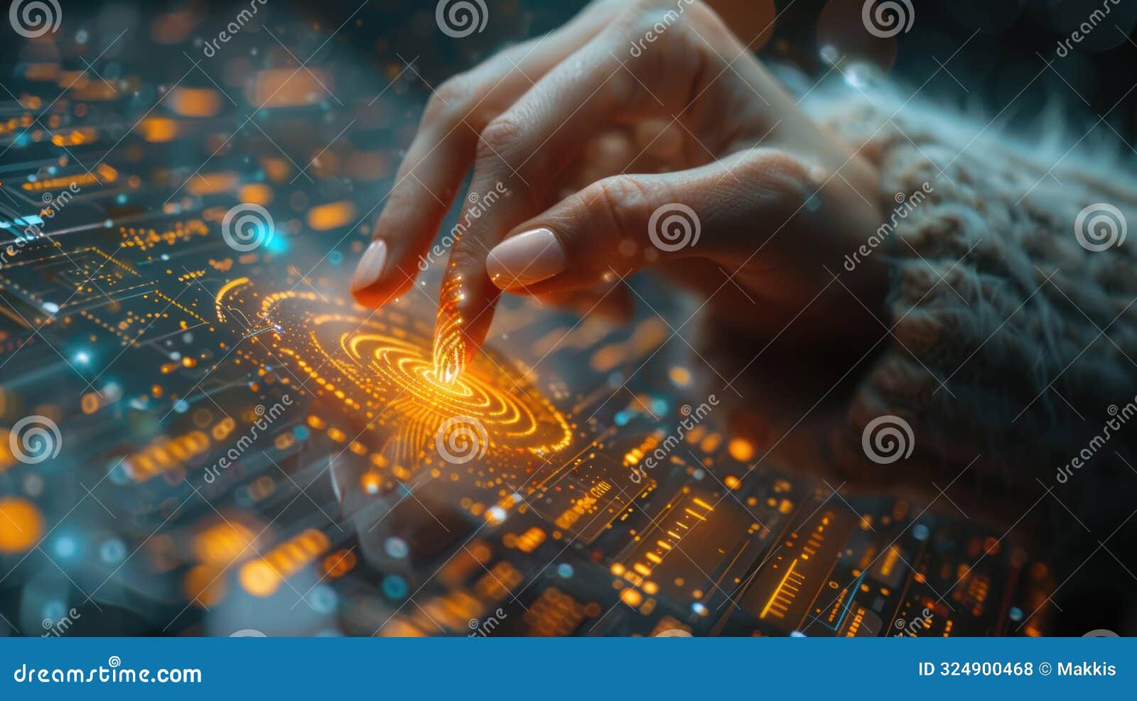 Biometrics Security System. Advanced Biometric Security Technology with ...