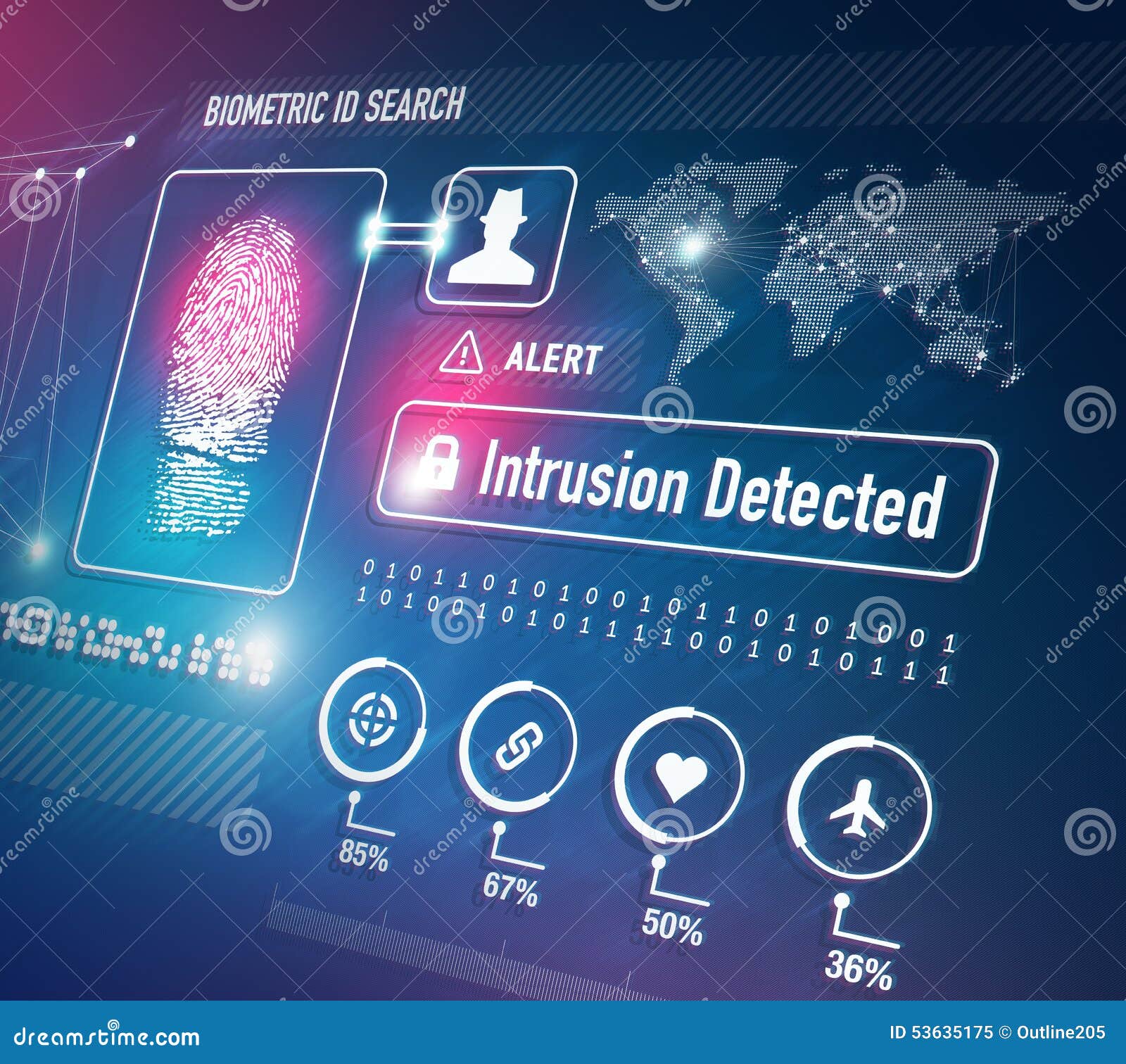 Biometrics Security Technology Stock Illustration - Illustration of ... Biometrics Security Technology Stock Illustration - Illustration of ...