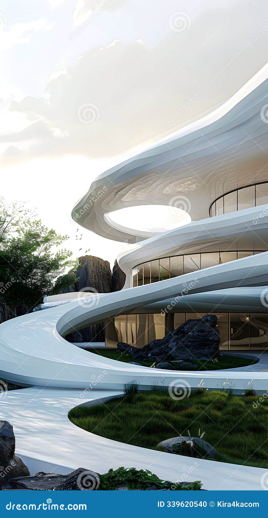 Biomimetic Architecture. a Building Design Inspired by the Snail Shell ...