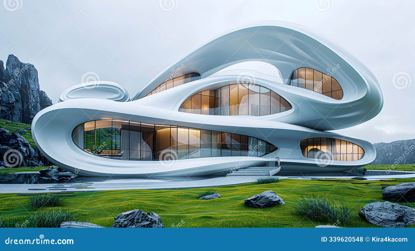 Biomimetic Architecture. a Building Design Inspired by the Snail Shell ...
