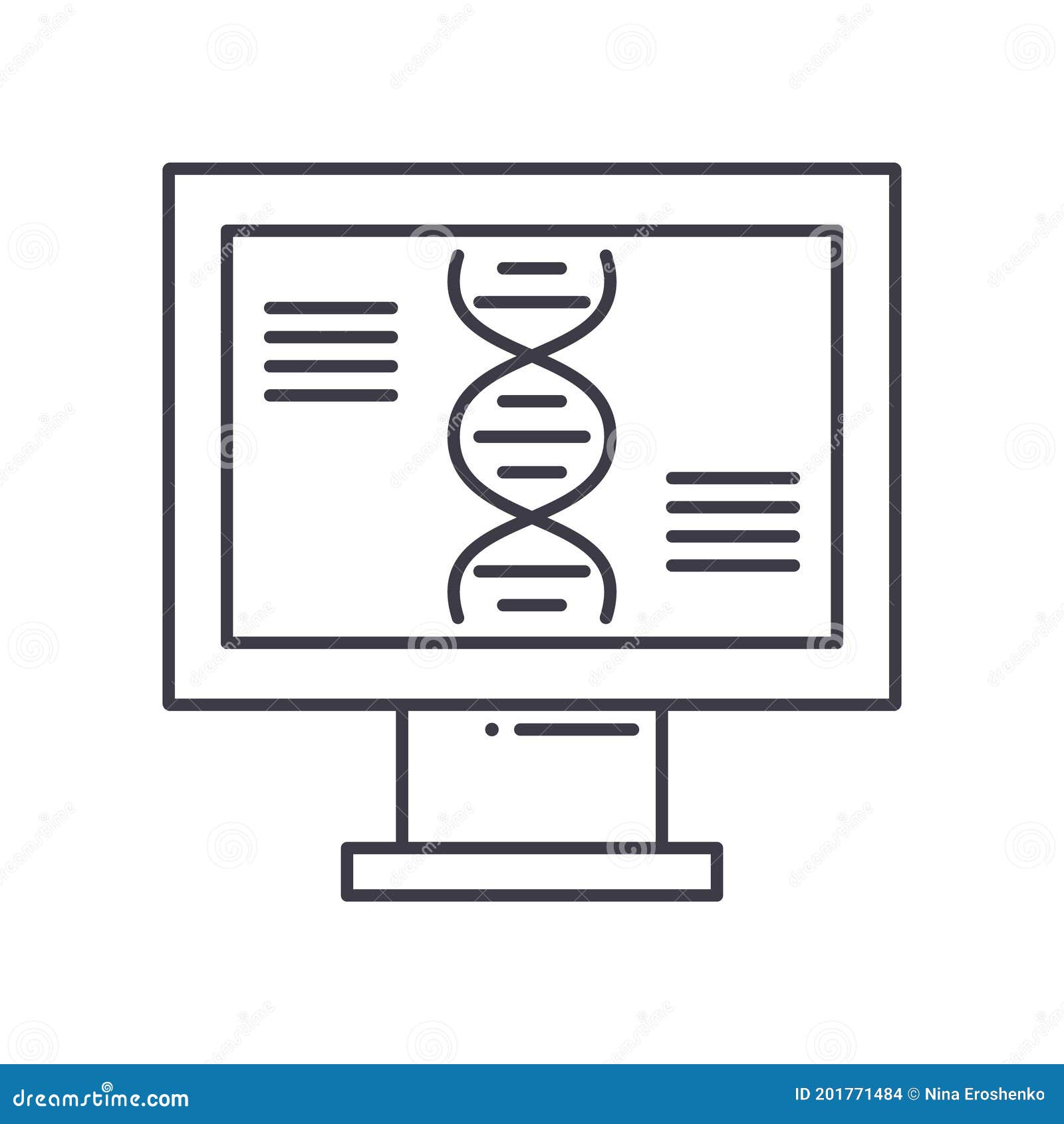 Biomimetics Icon, Linear Isolated Illustration, Thin Line Vector, Web ...