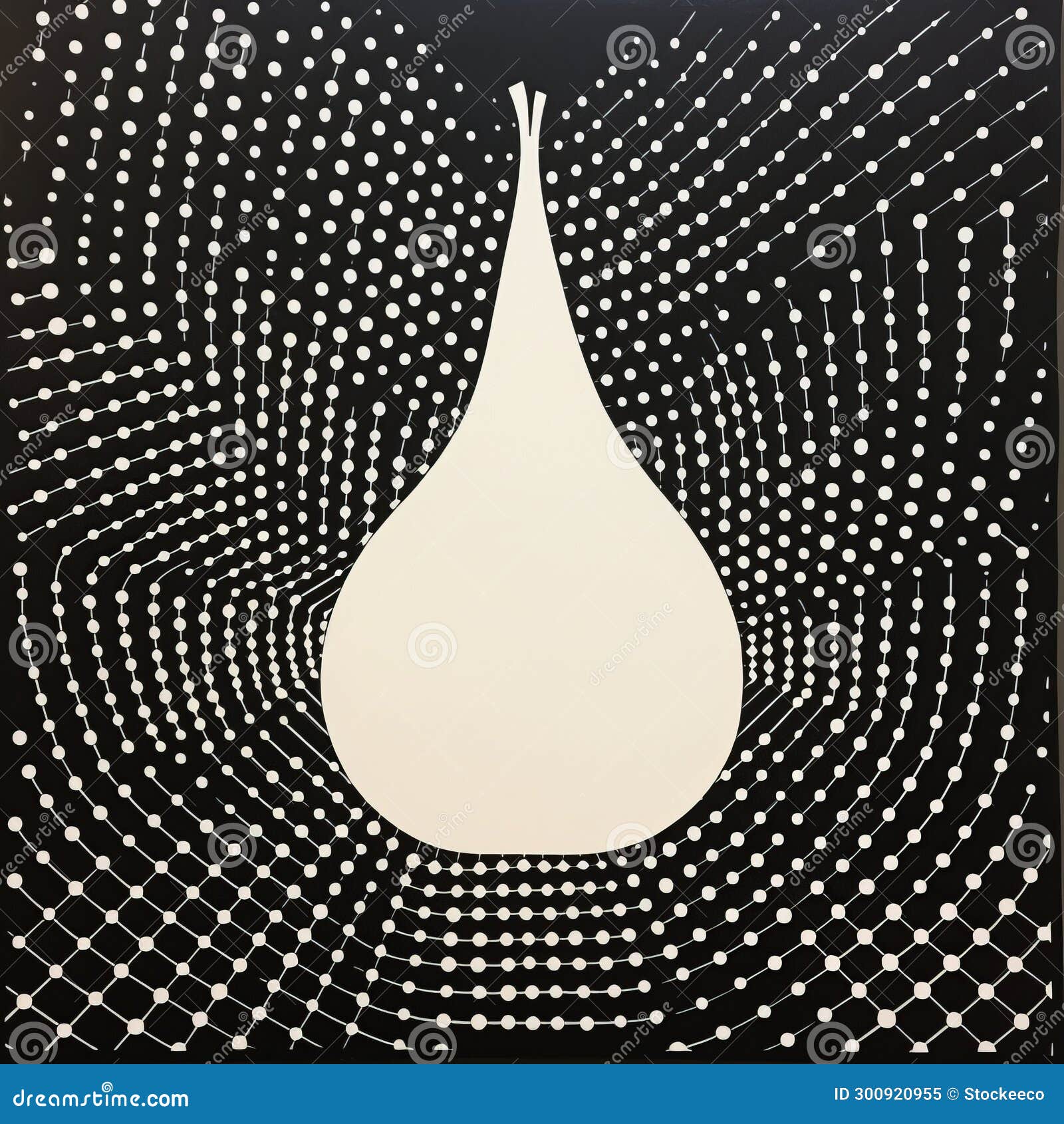 Biomorphic Abstraction: Minimalist Painter Creates Radiating Lines in ...