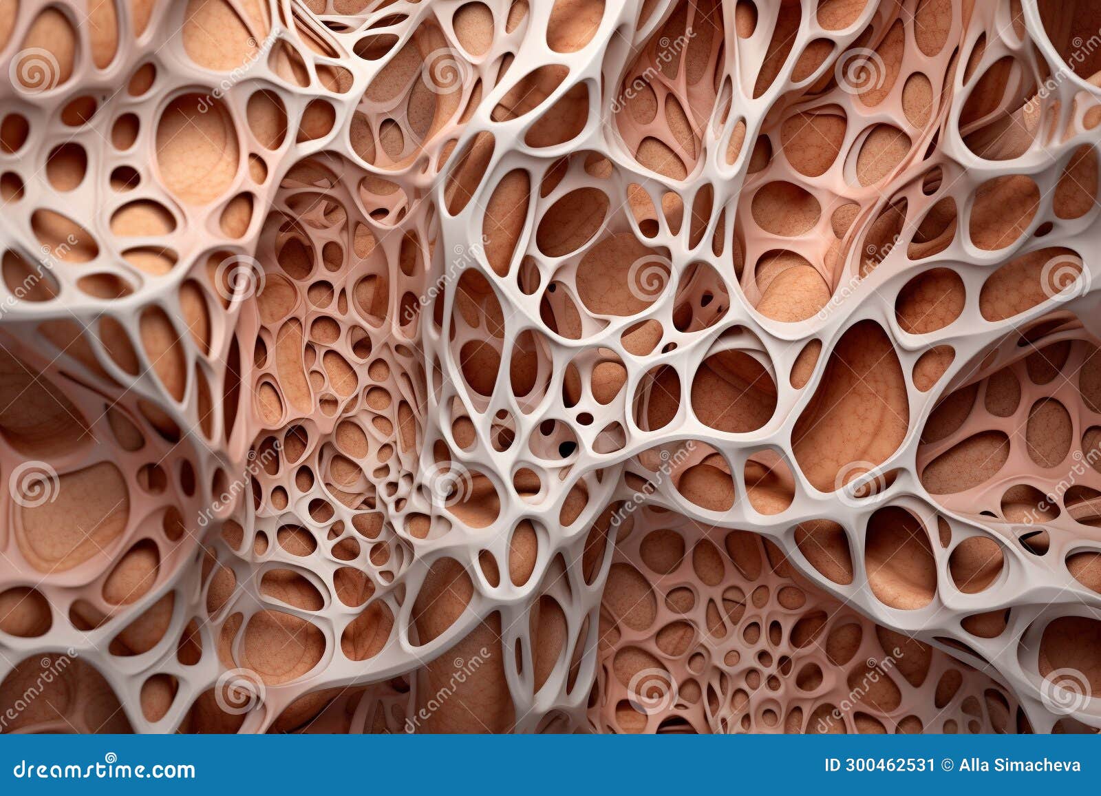 Biomorphic Design Skin Cells Texture Macro. Stock Image - Image of ...