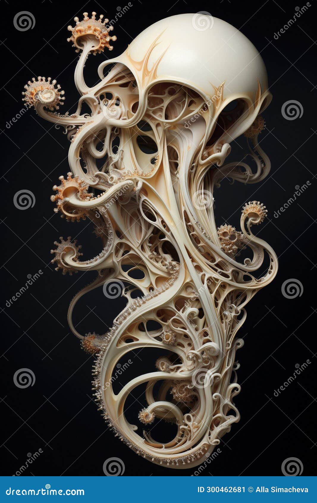 Biomorphic Design Skin Cells Texture Macro. Stock Image - Image of ...