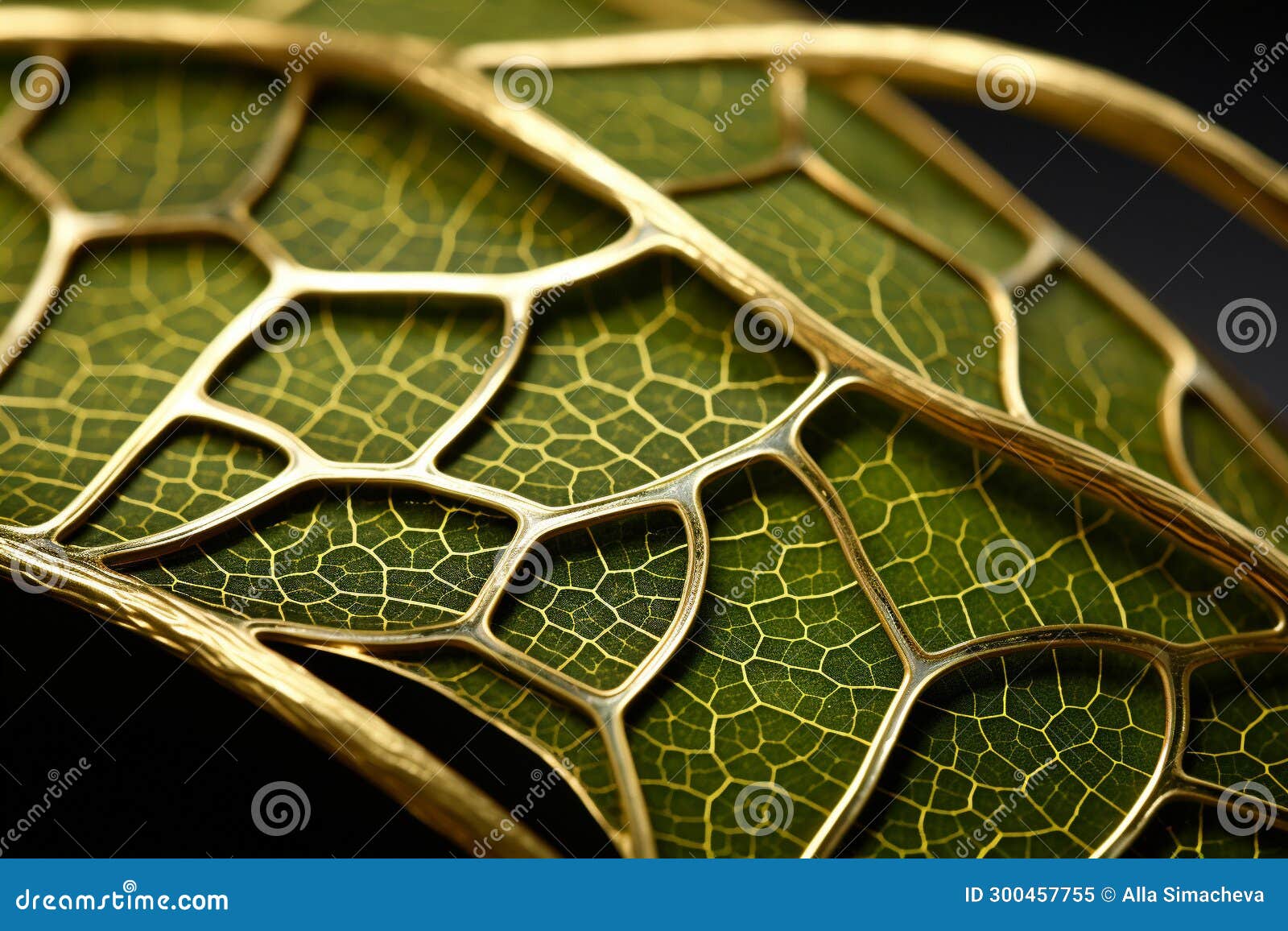 Biomorphic Design Tree Leaf Macro. Stock Image - Image of macro, leaf ...