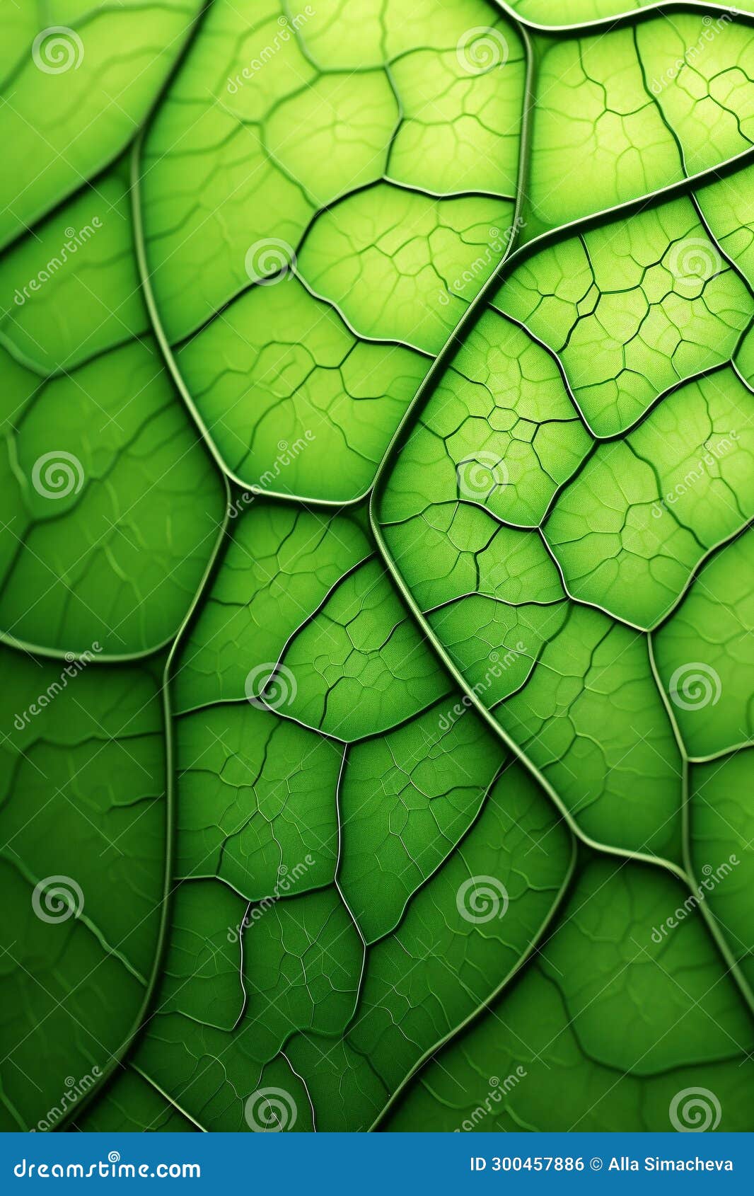 Biomorphic Design Tree Leaf Macro. Stock Photo - Image of structure ...
