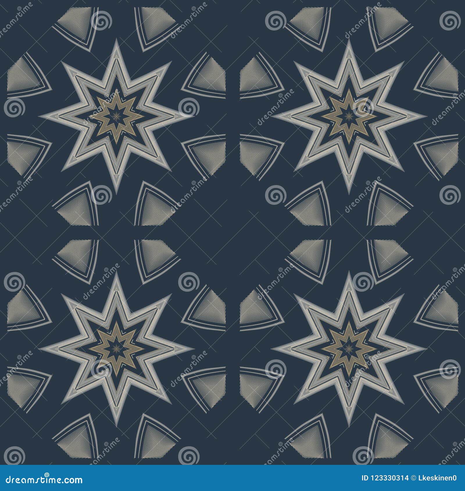 Biomorphic Highly Detailed Seamless Pattern Stock Vector - Illustration ...