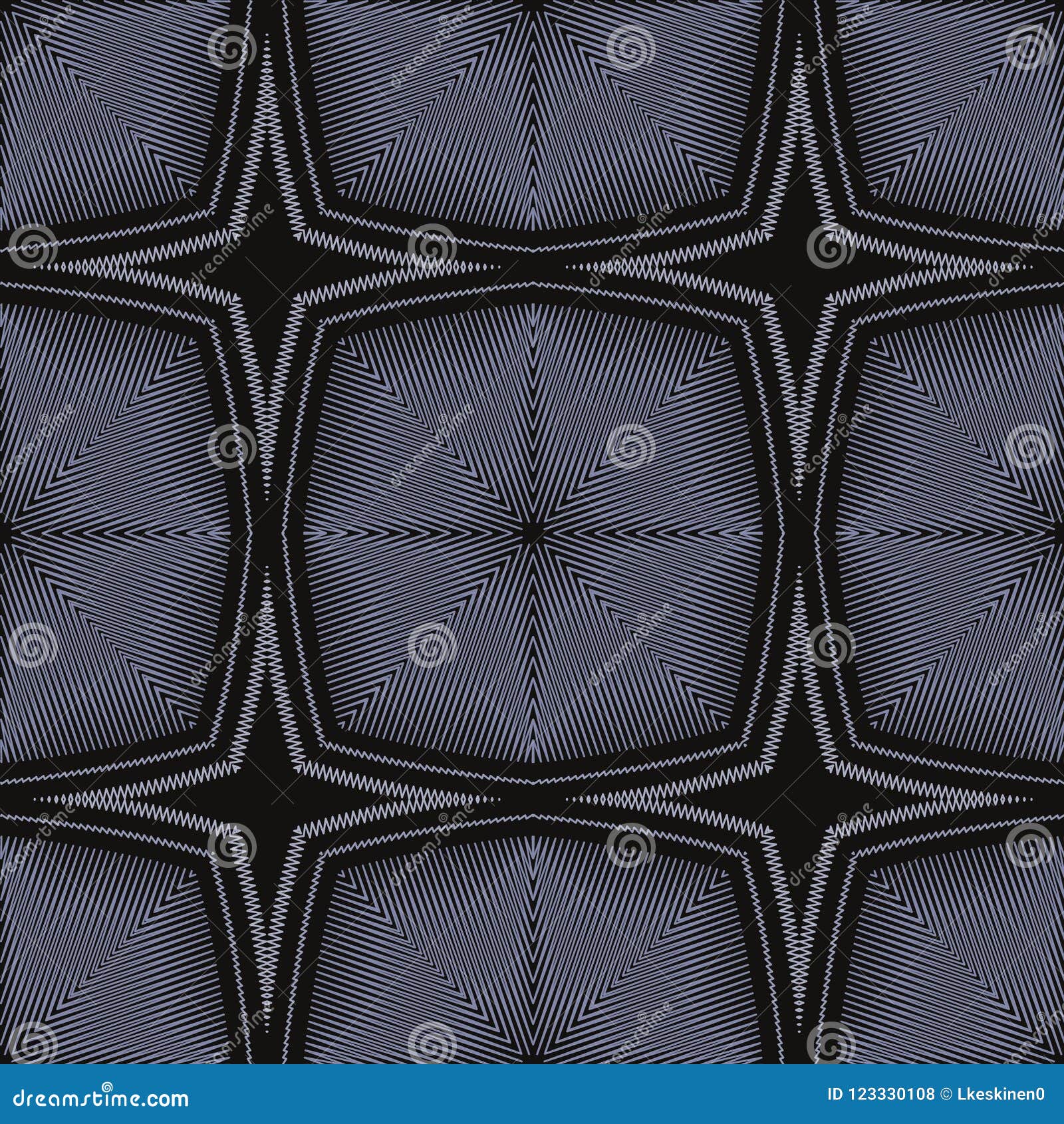 Biomorphic Highly Detailed Seamless Pattern Stock Vector - Illustration ...