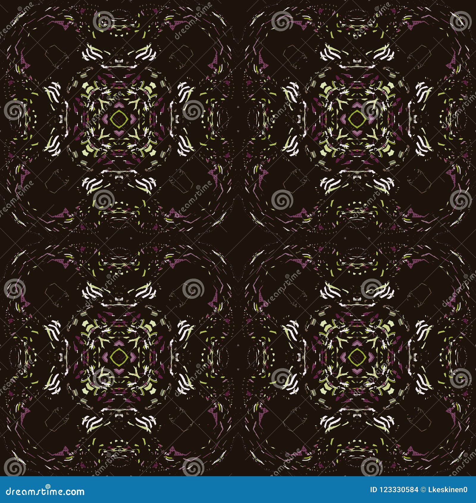 Biomorphic Particles Seamless Pattern Stock Vector - Illustration of ...