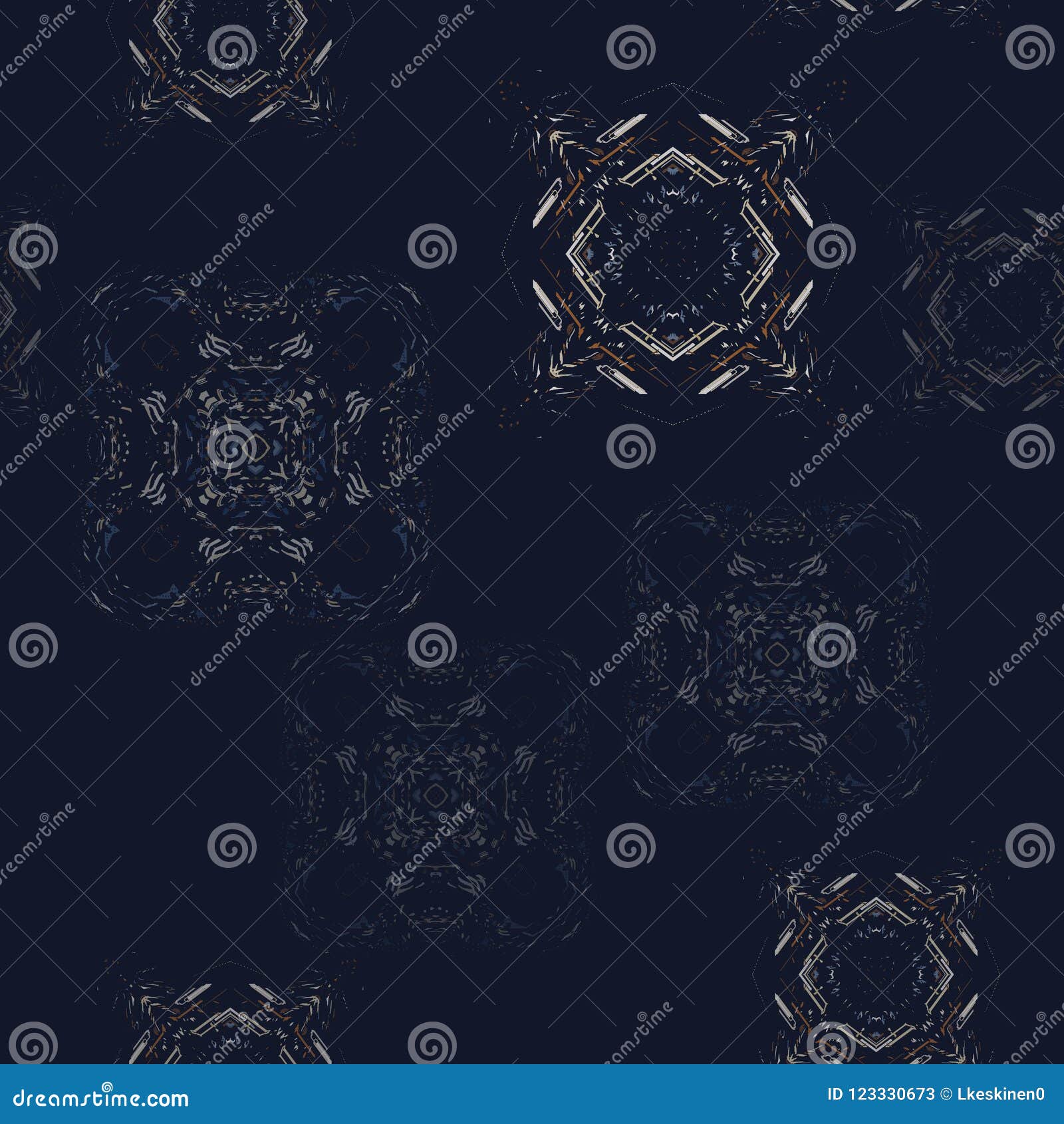 Biomorphic Particles Seamless Pattern Stock Vector - Illustration of ...