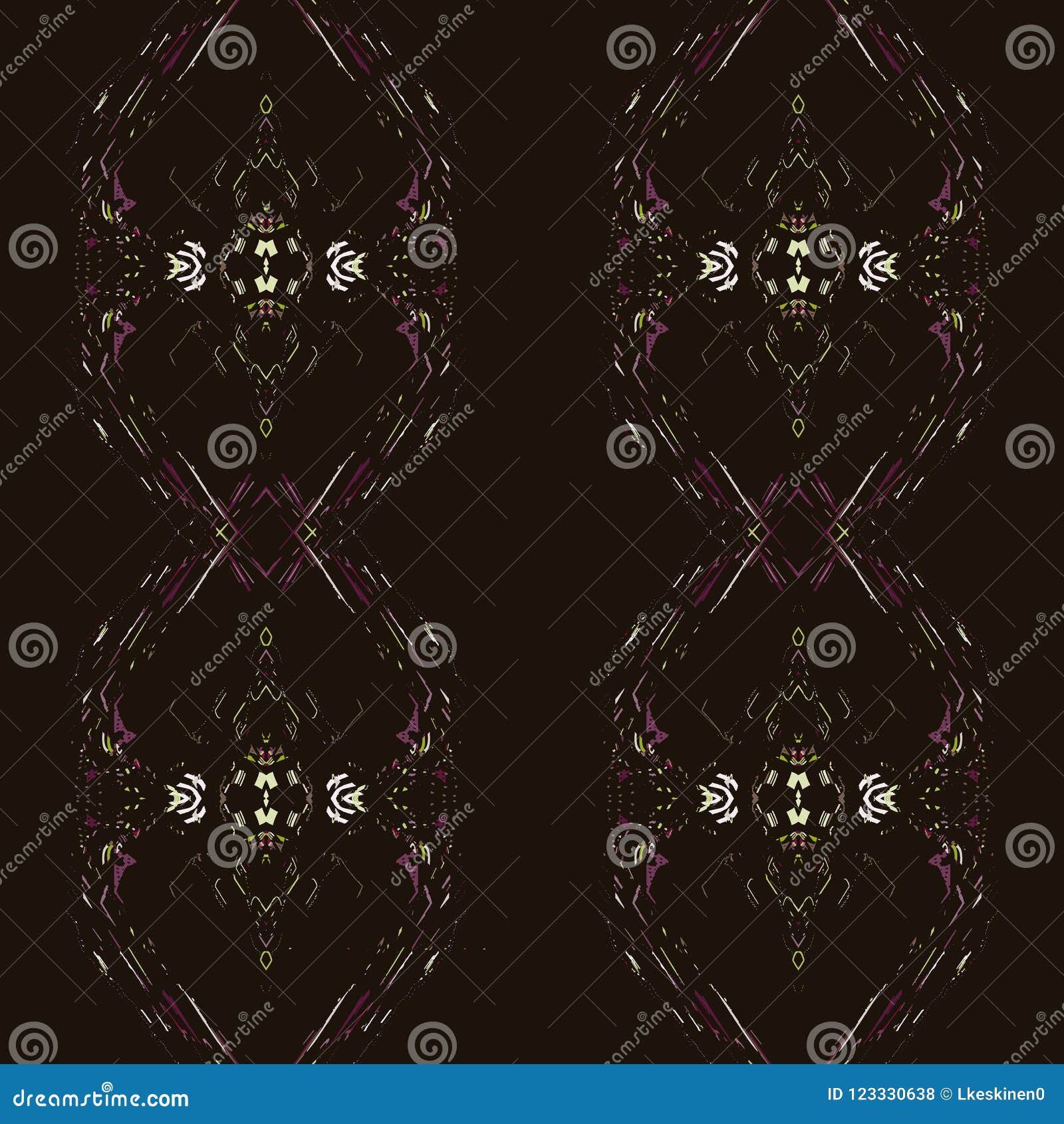 Biomorphic Particles Seamless Pattern Stock Vector - Illustration of ...