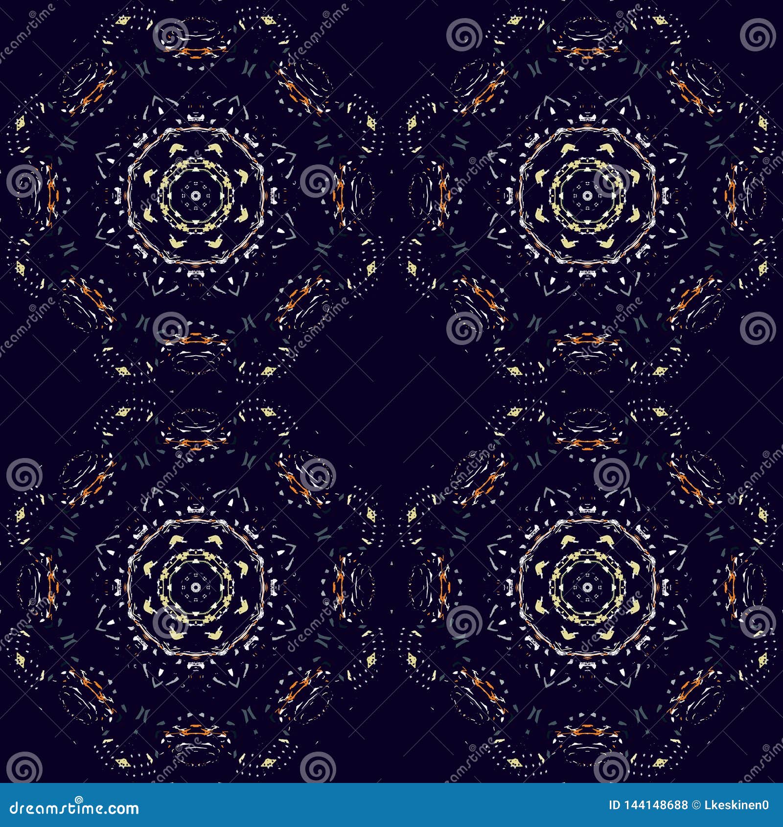 Biomorphic Particles Seamless Pattern Stock Vector - Illustration of ...