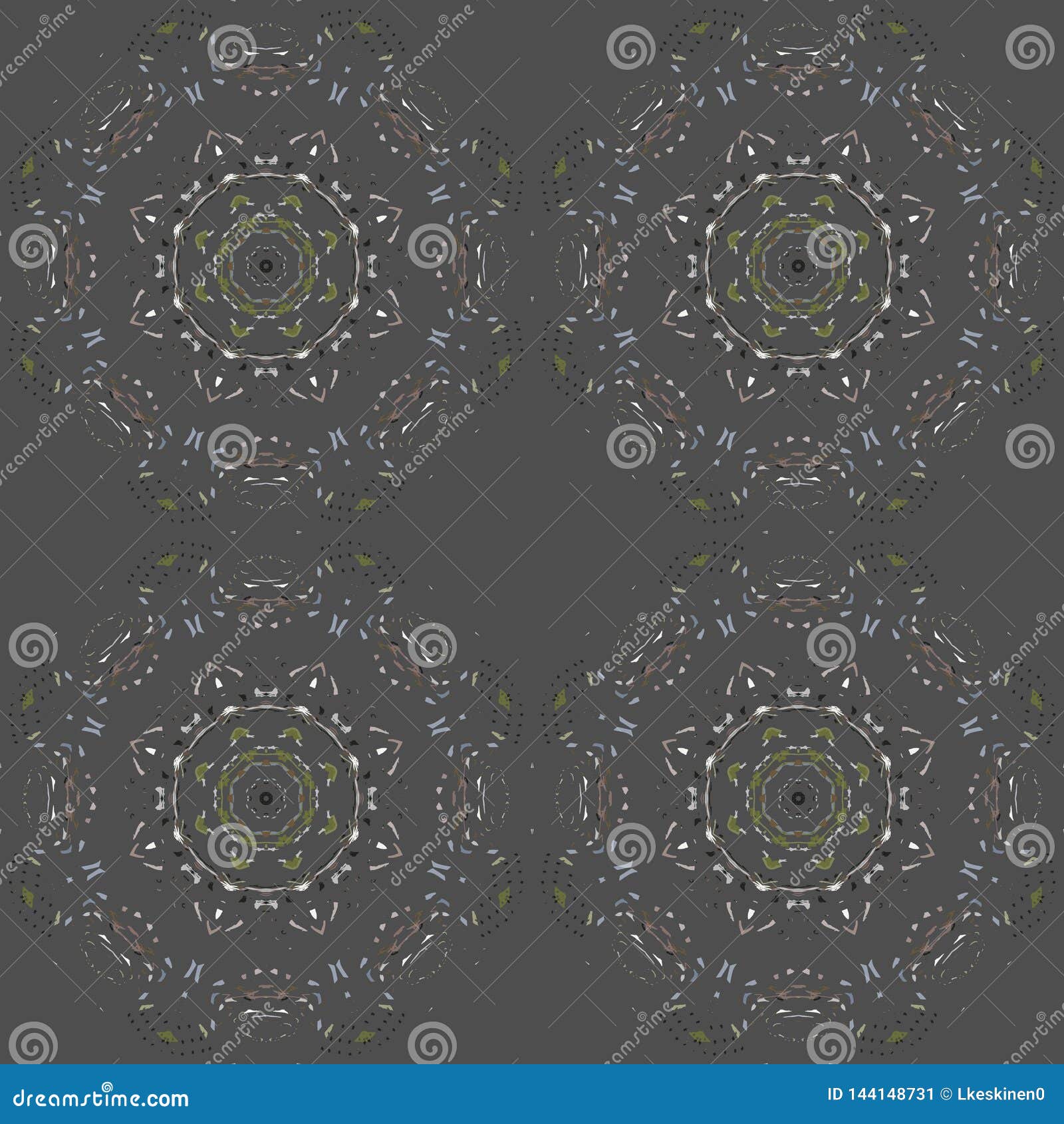 Biomorphic Particles Seamless Pattern Stock Vector - Illustration of ...