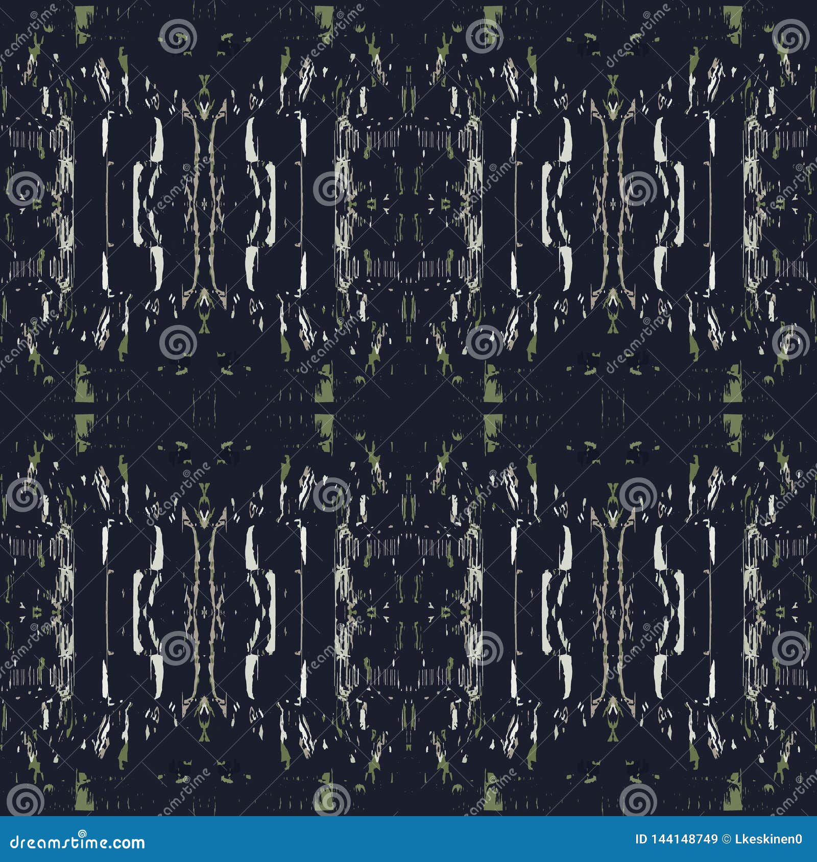 Biomorphic Particles Seamless Pattern Stock Vector - Illustration of ...