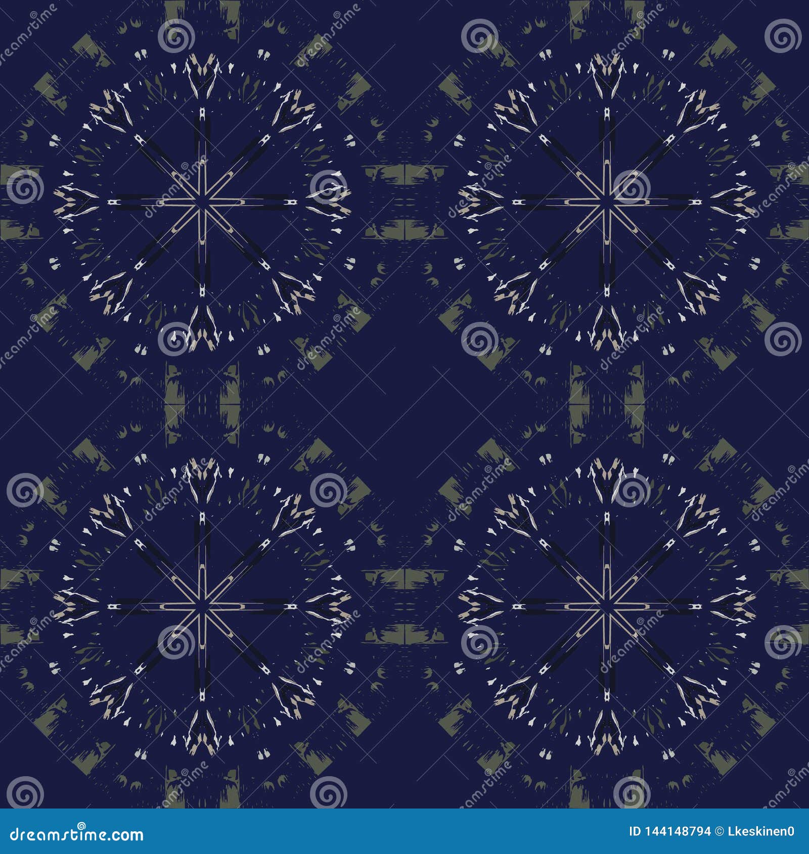 Biomorphic Particles Seamless Pattern Stock Vector - Illustration of ...