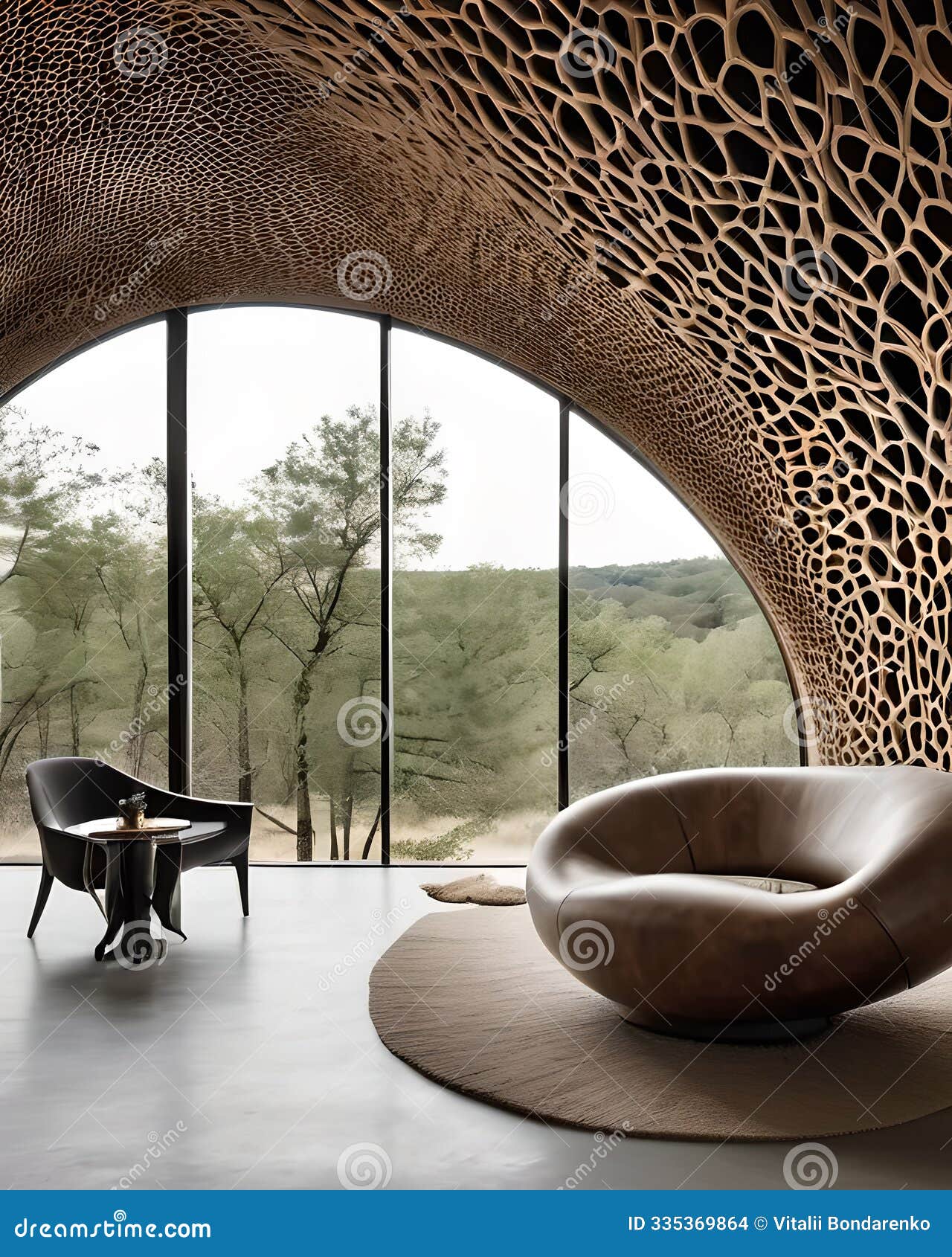 Curved Forms Inspired by the Beauty of Nature Stock Illustration ...