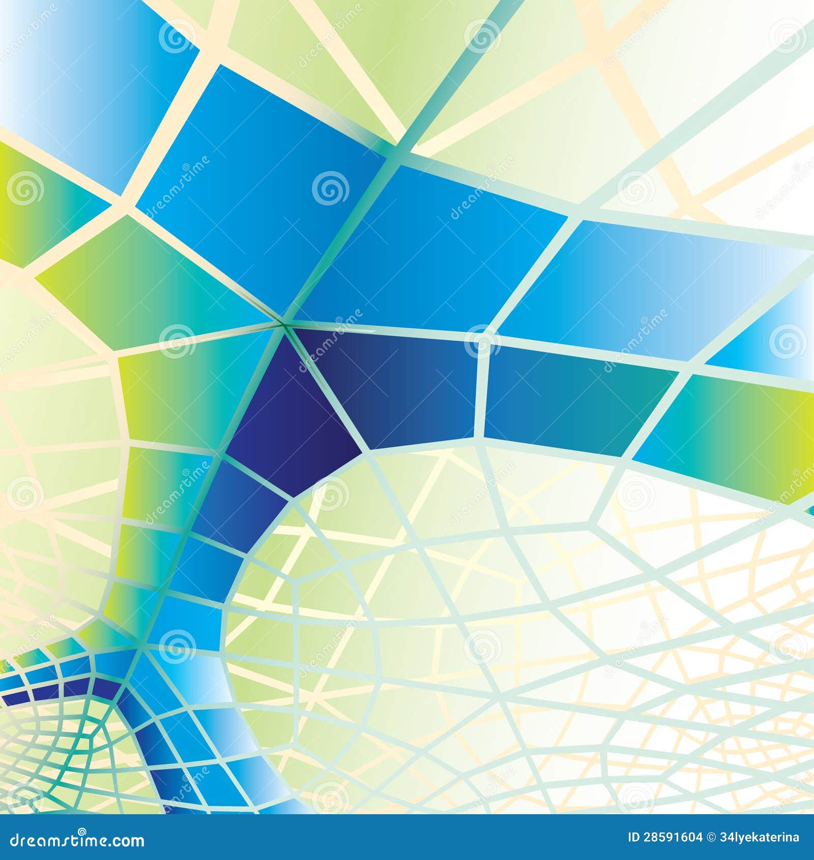 Bionic abstract background stock vector. Illustration of green - 28591604