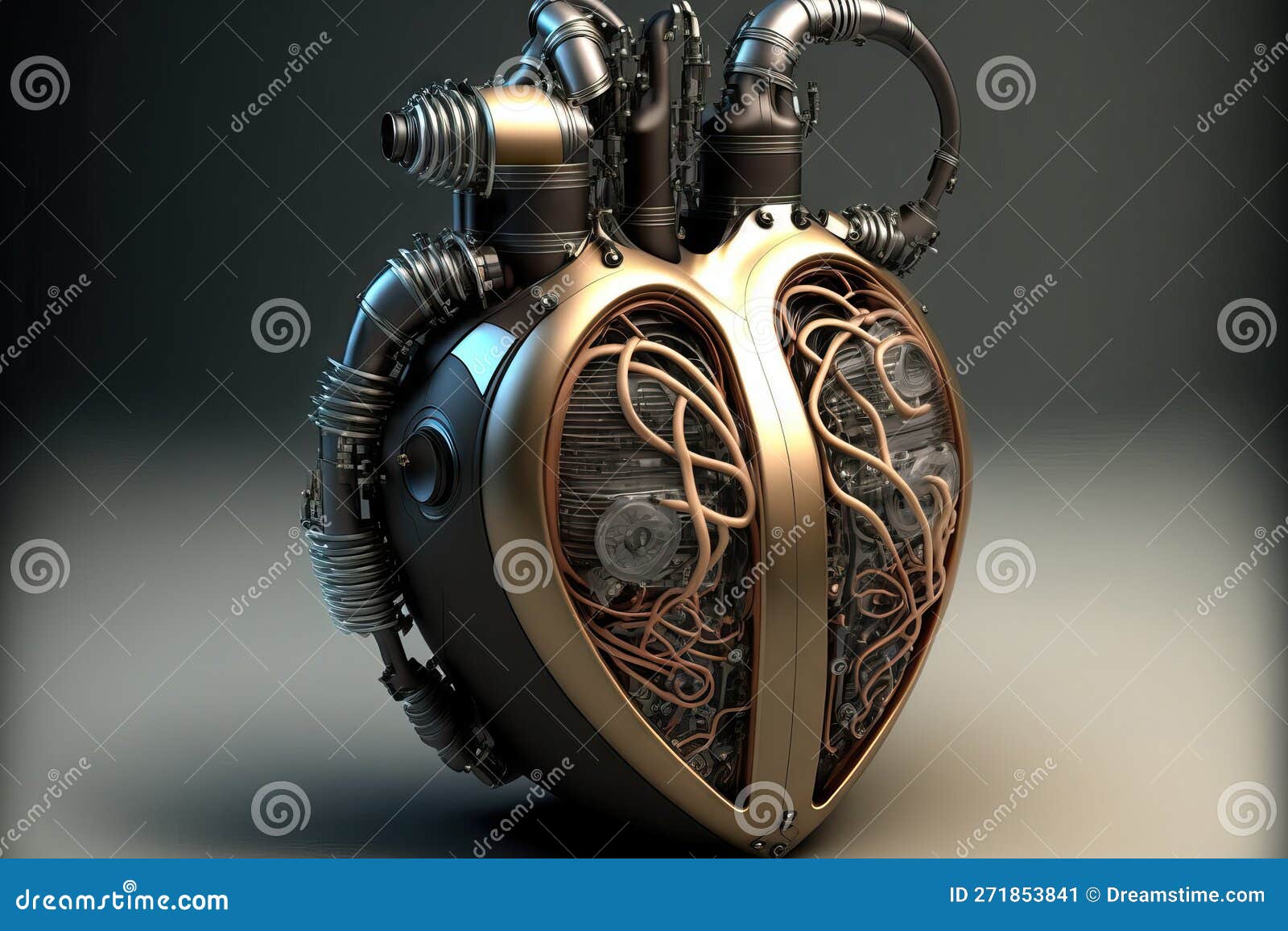 Bionic Artificial Heart & X28;& X29; Stock Illustration - Illustration ...