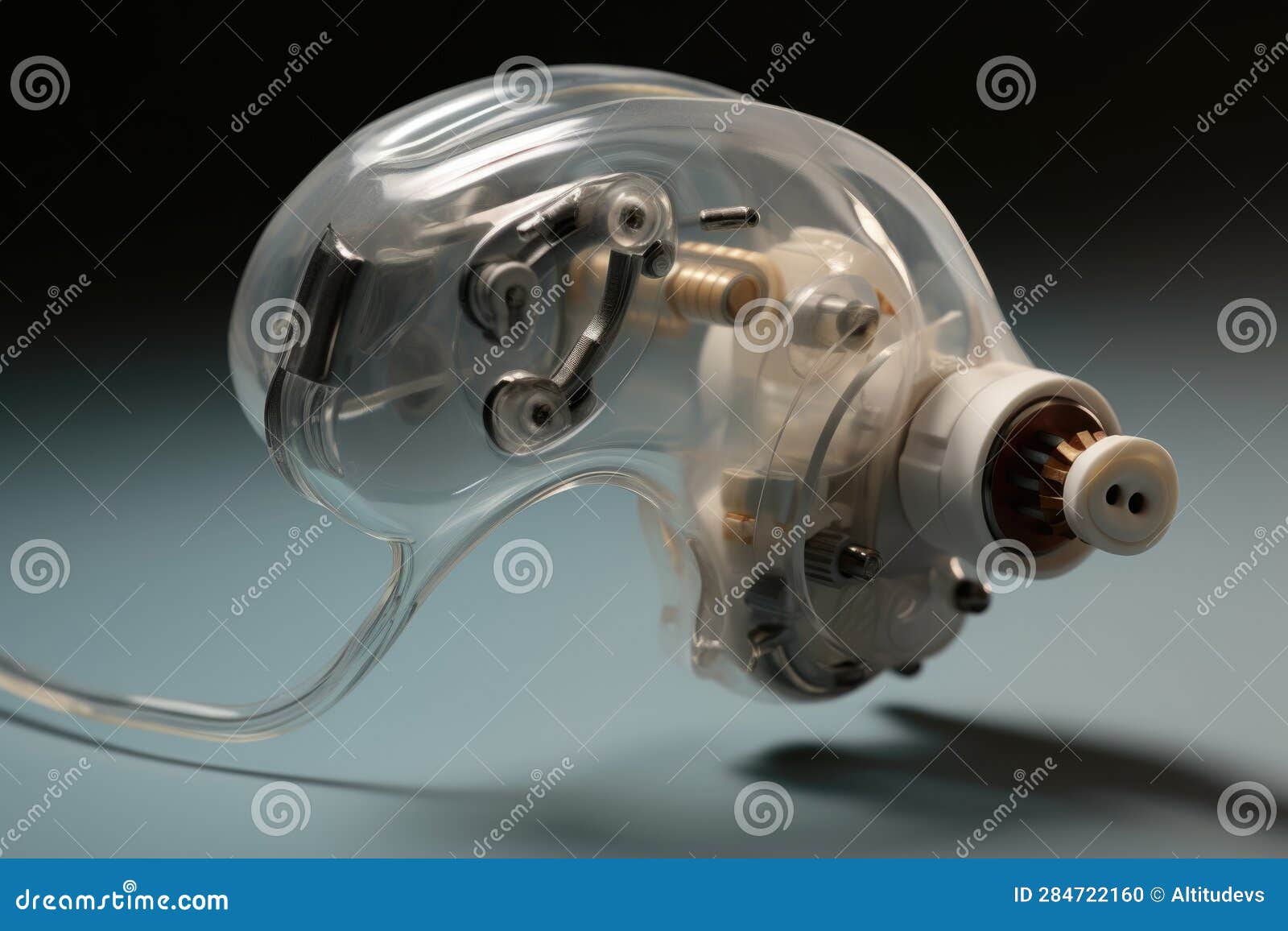 Bionic Ear Implant Improving Hearing Abilities Stock Illustration ...