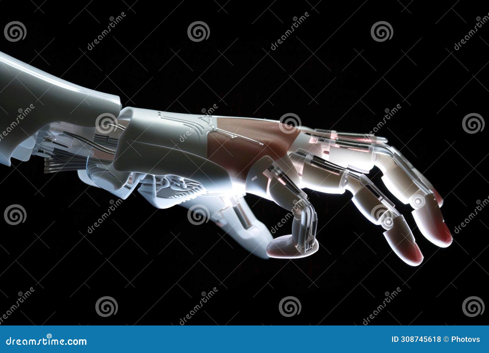 Bionic Fingers Implanted in Hand of a Patient by Biomedical Technology ...