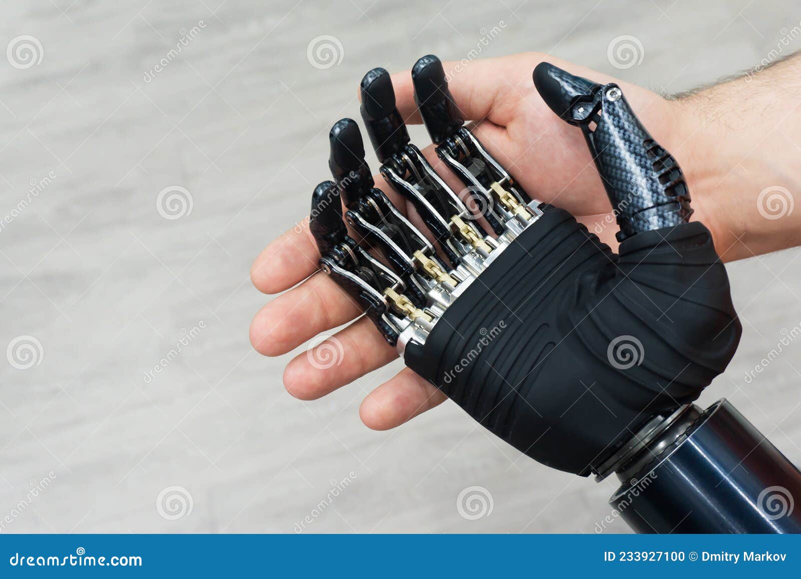 Bionic Hand. Prosthetic Human Limbs Stock Photo - Image of electronic ...
