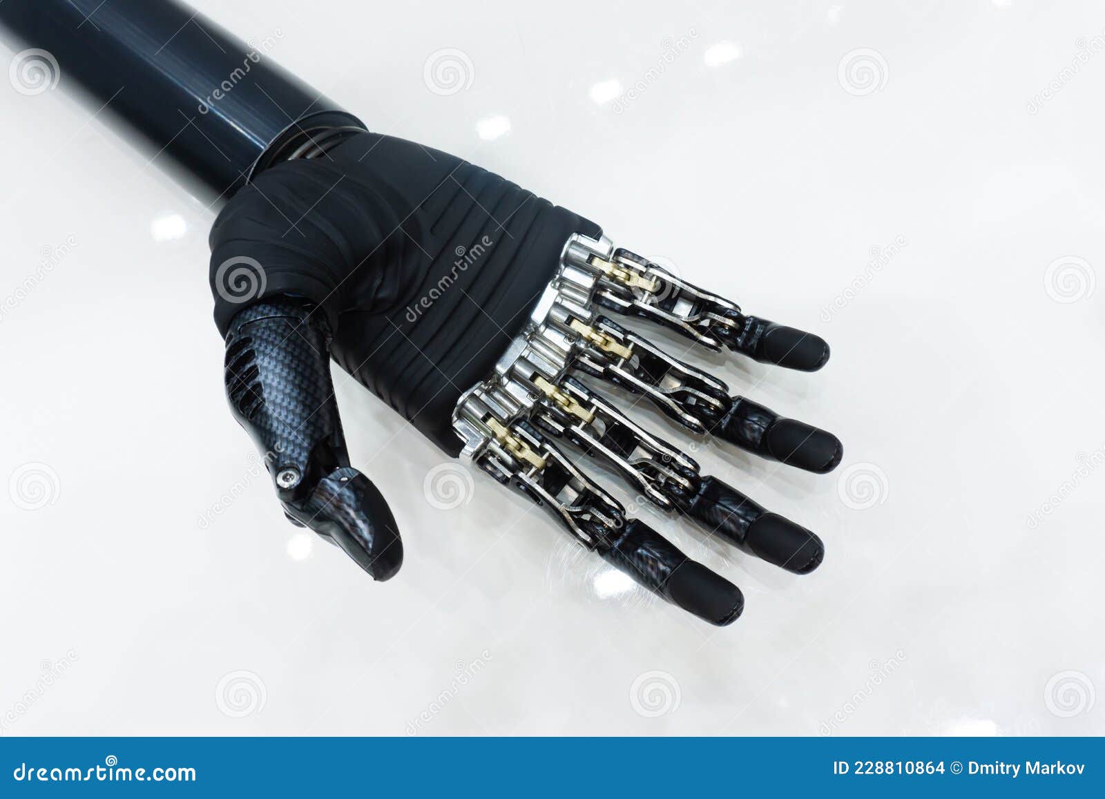 Bionic Hand. Modern Technology Prosthetic Limbs. Manufacturing Of ...