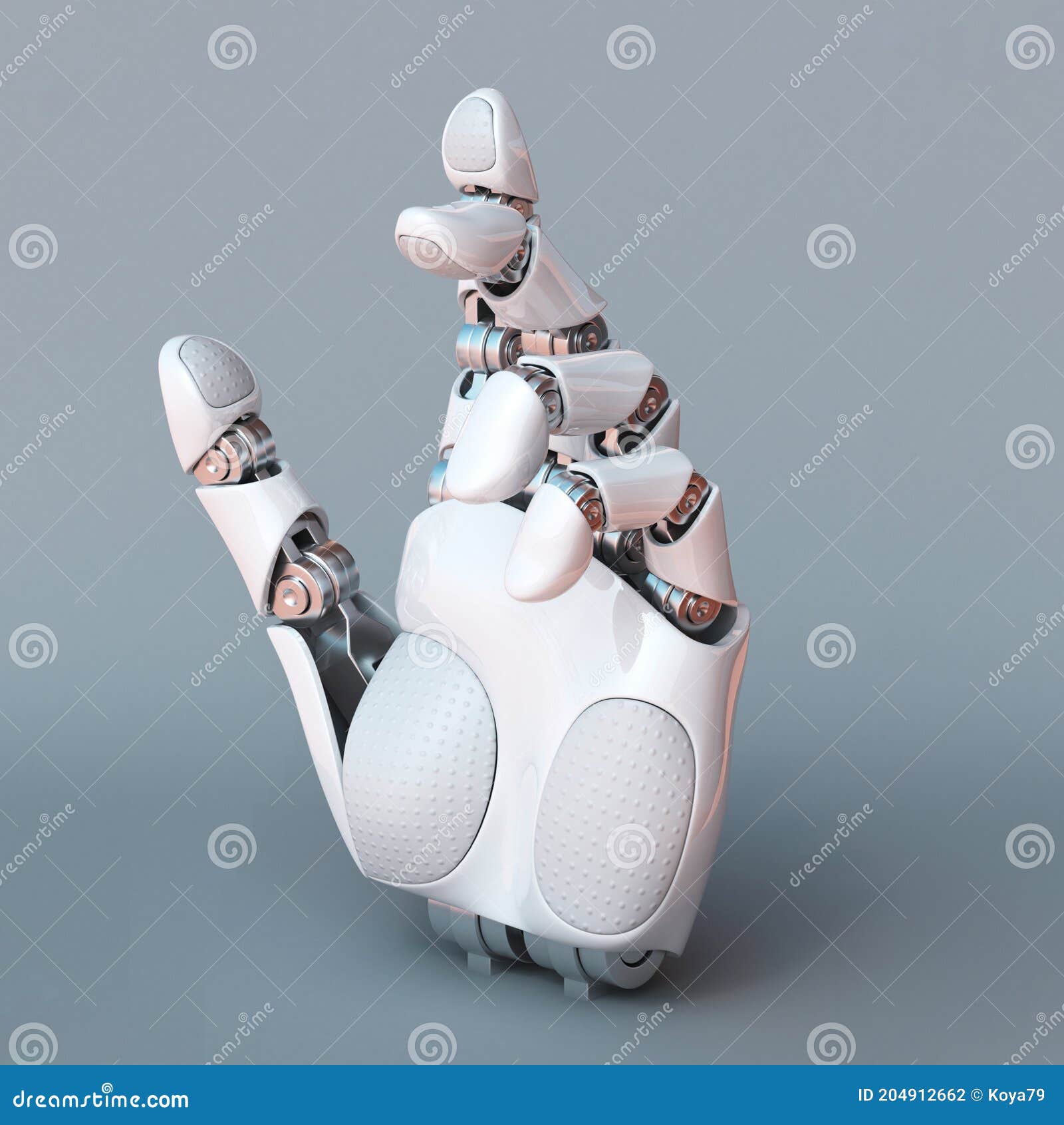 Bionic Hand Concept Silhouettes Cartoon Vector | CartoonDealer.com ...