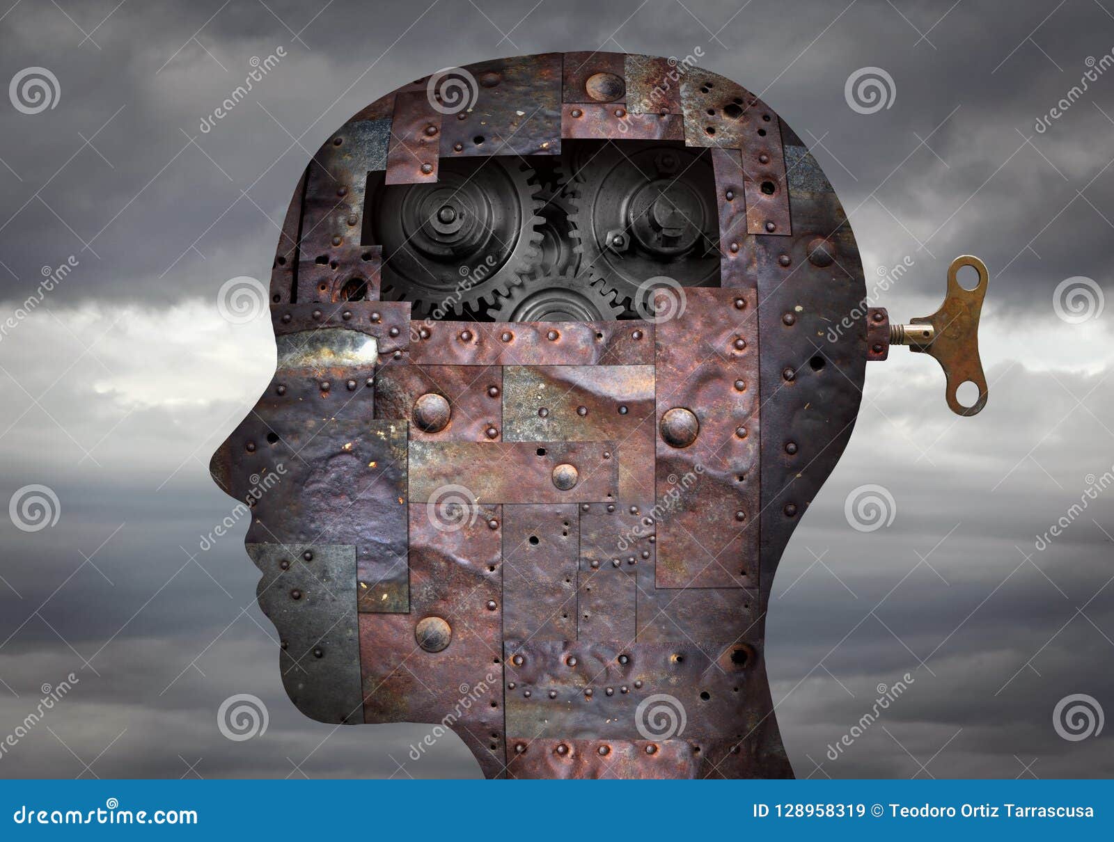 Bionic Human Head with Integrated Circuits and Mechanisms in the Brain ...