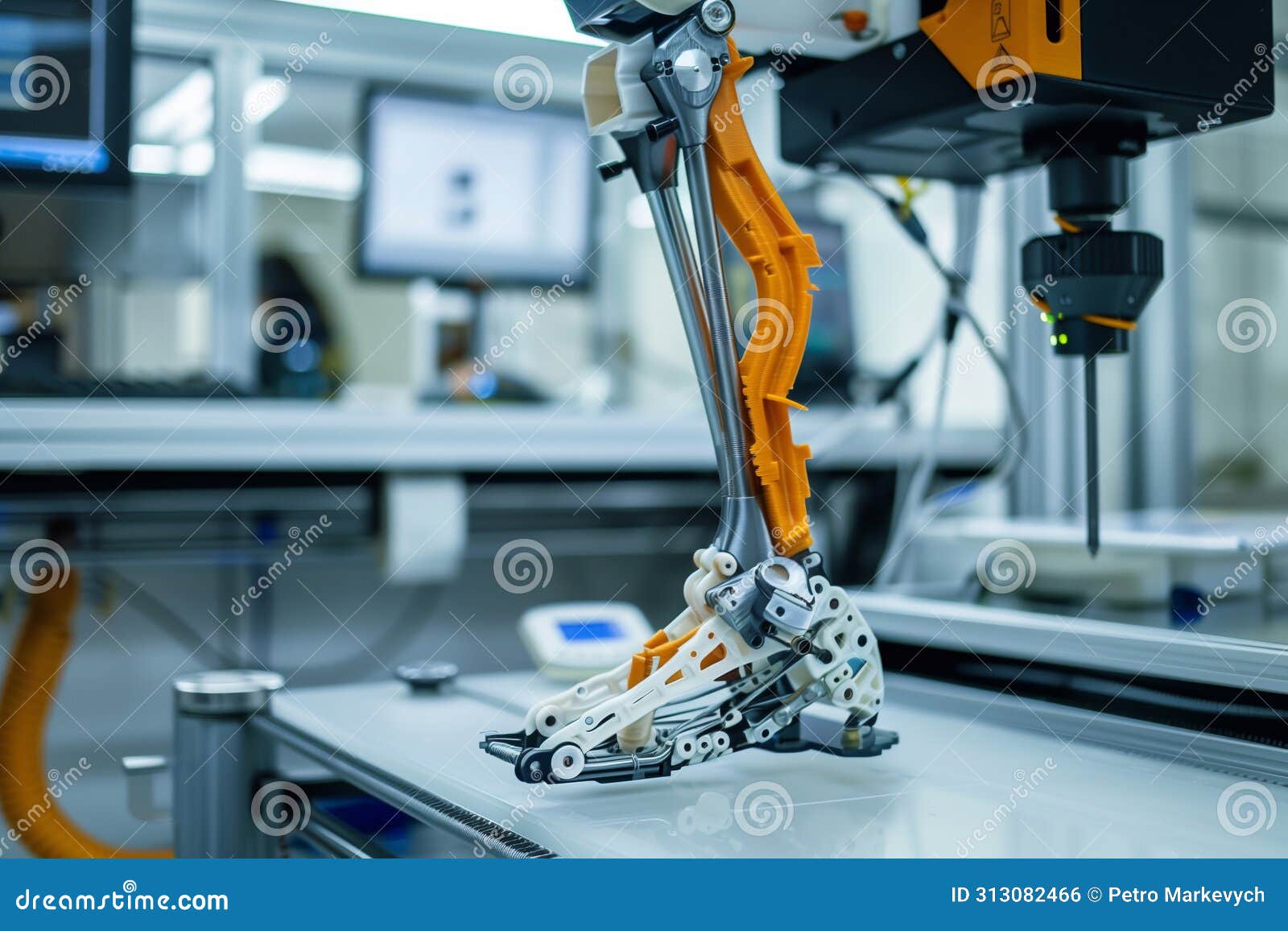 3D Printed Bionic Hand Isolated Cartoon Vector Illustrations ... 3D Printed Bionic Hand Isolated Cartoon Vector Illustrations ...