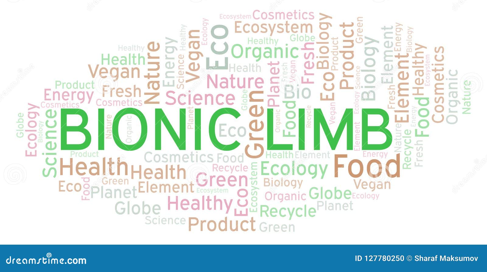 Bionic Limb word cloud. stock illustration. Illustration of wordcloud ...