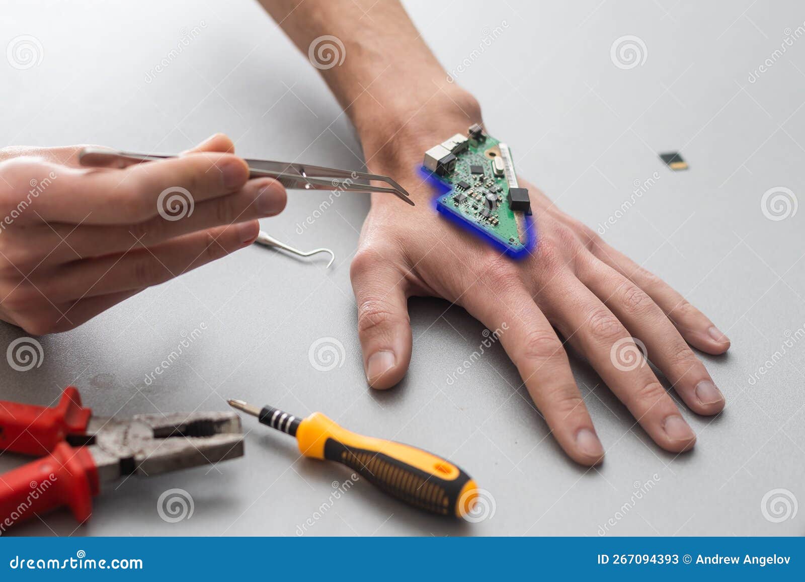 Bionic Microchip Inside Human Body - Future Technology and Cybernetics ...