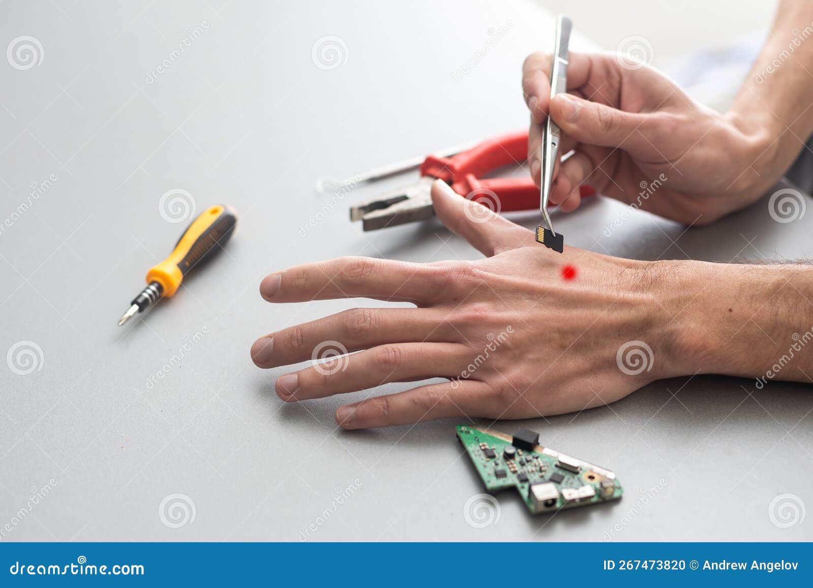 Bionic Microchip Inside Human Body - Future Technology and Cybernetics ...