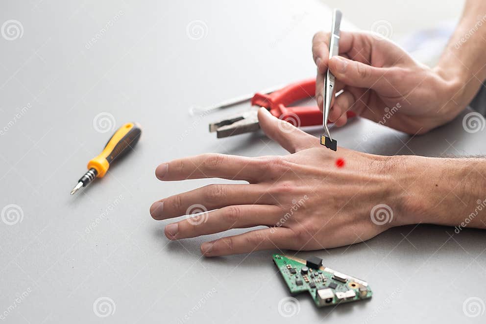 Bionic Microchip Inside Human Body - Future Technology and Cybernetics ...