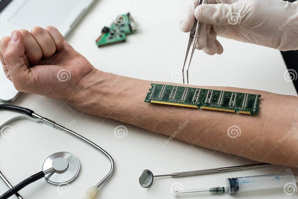 Bionic Microchip Inside Human Body - Future Technology and Cybernetics ...