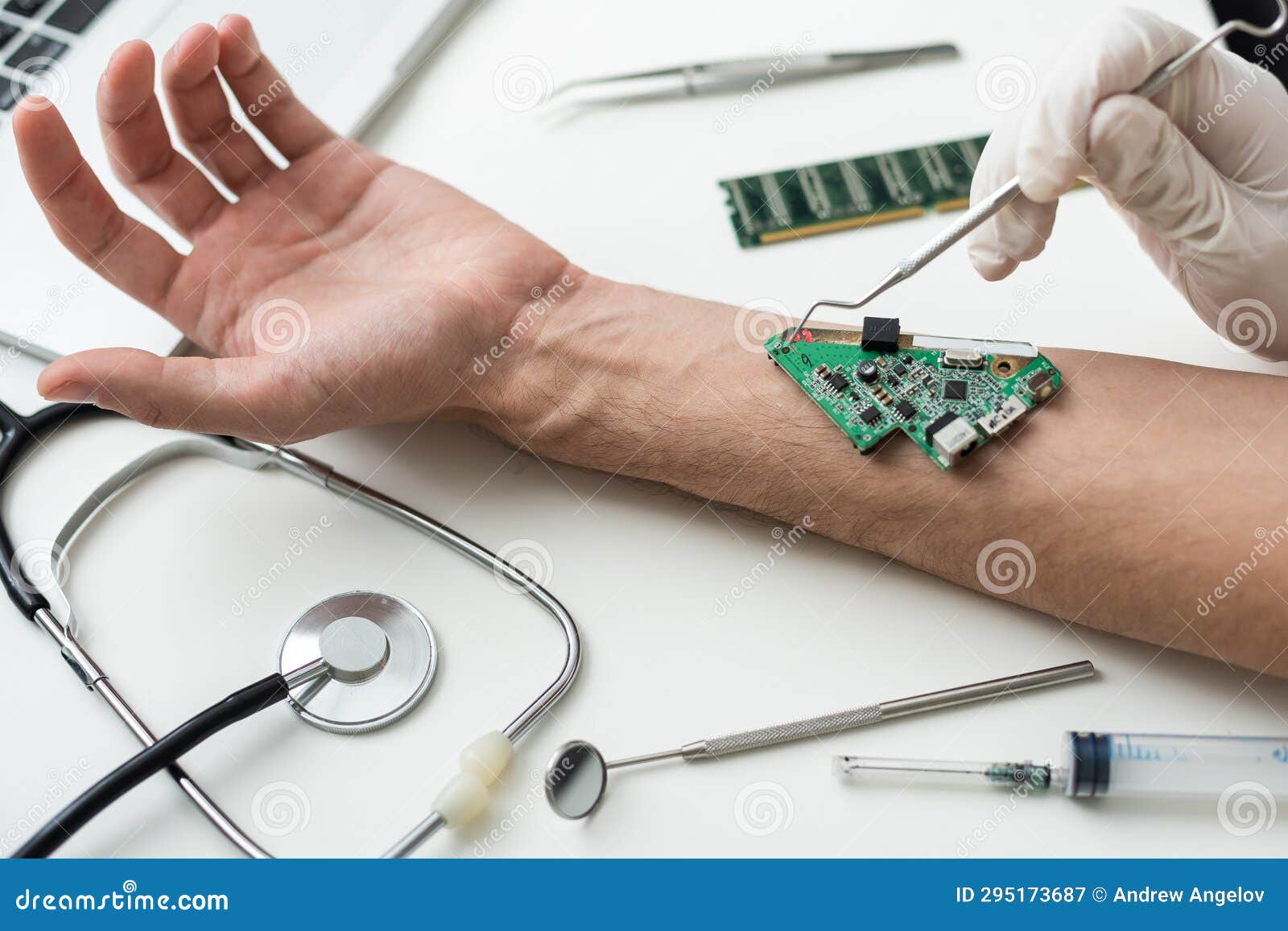 Bionic Microchip Inside Human Body - Future Technology and Cybernetics ...