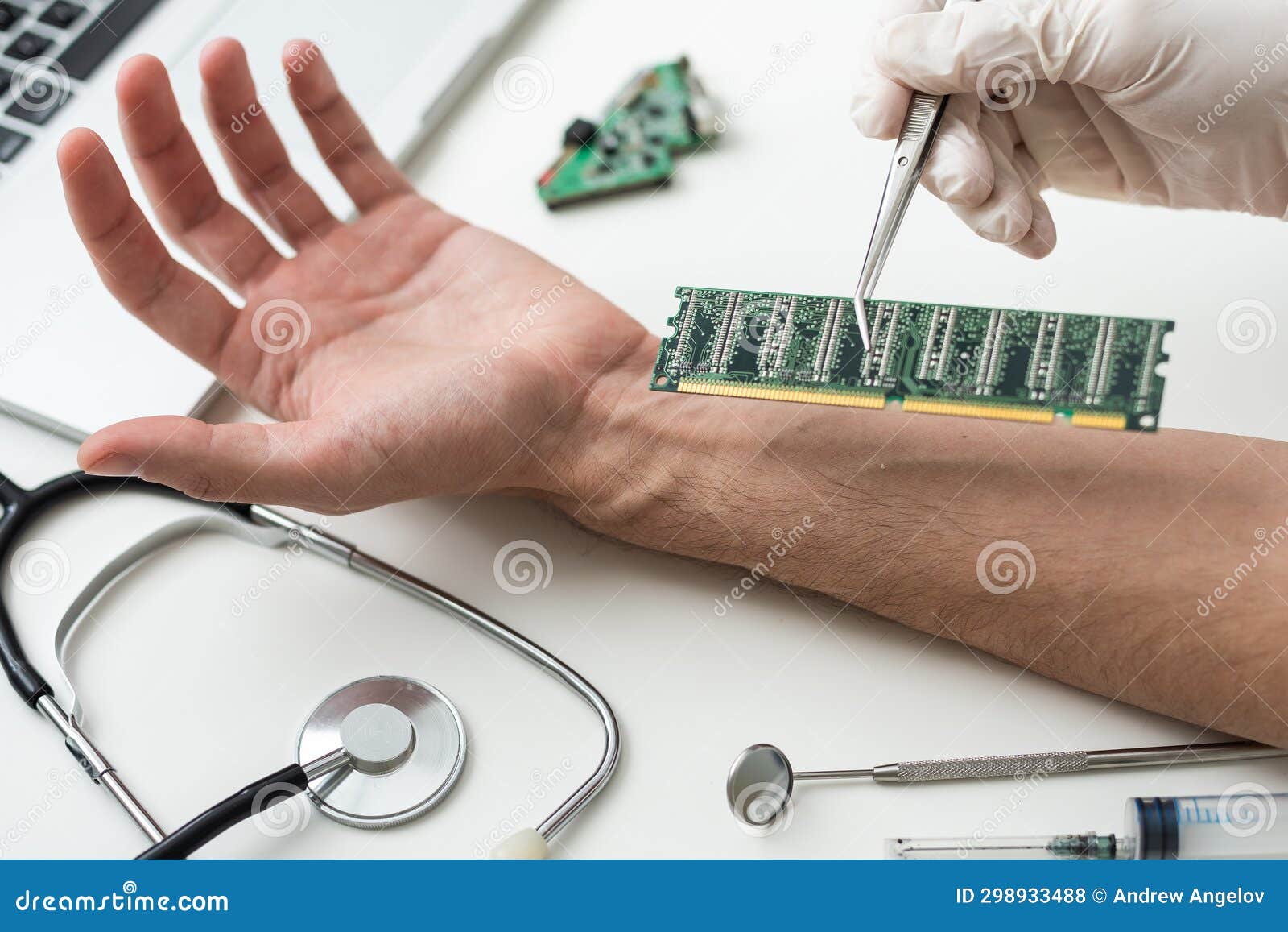 Bionic Microchip Inside Human Body - Future Technology and Cybernetics ...