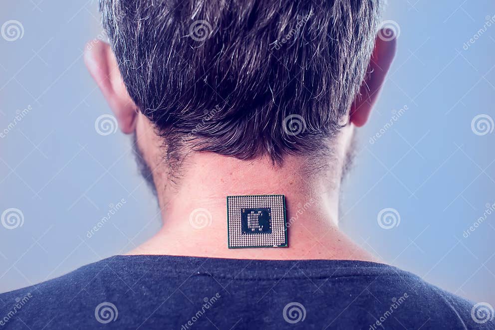 Bionic Chip Processor Implant in Male Human Body - Future Technology ...