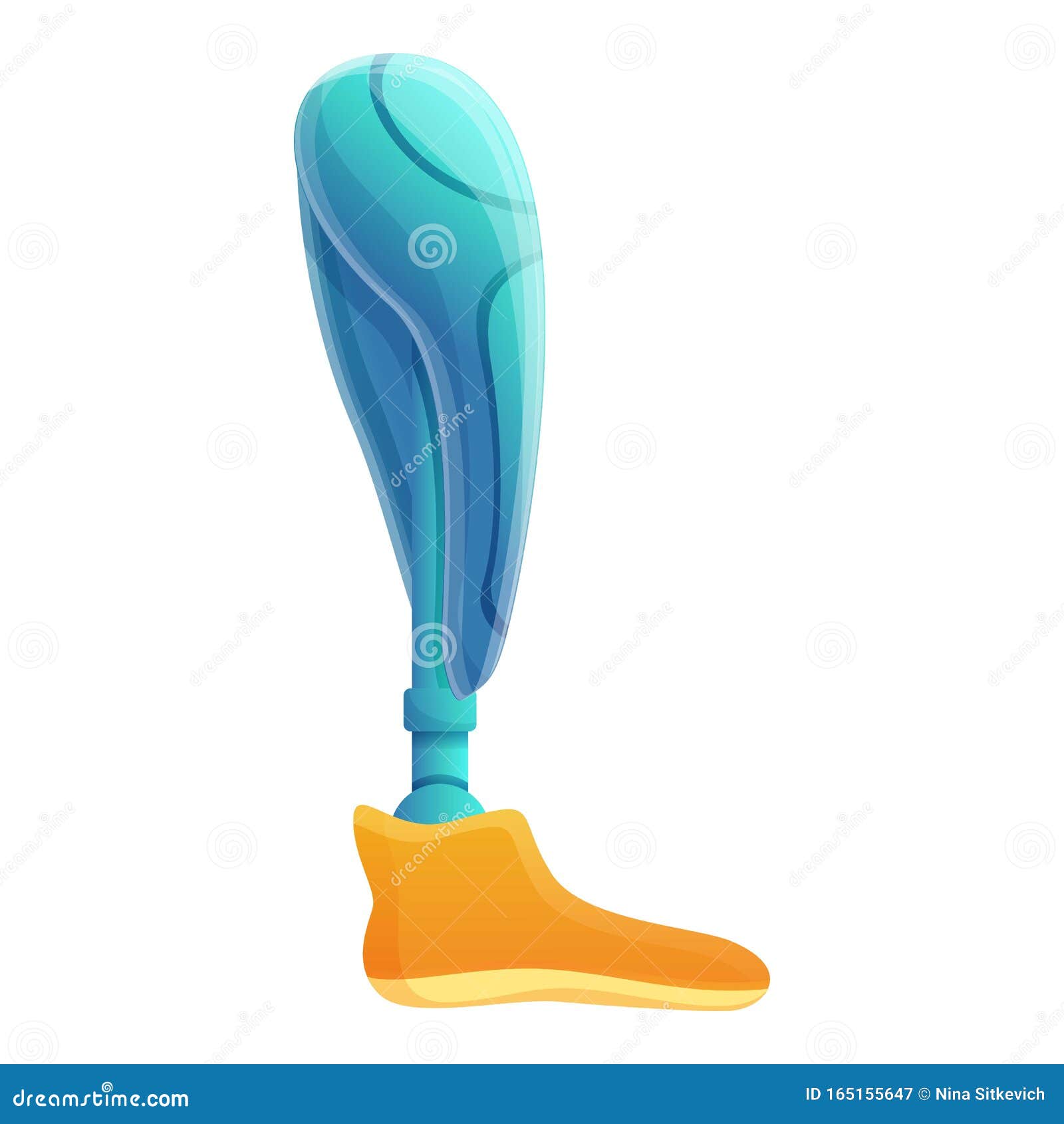 Bionic Prosthesis - Robotic Female Hand Vector Illustration ...