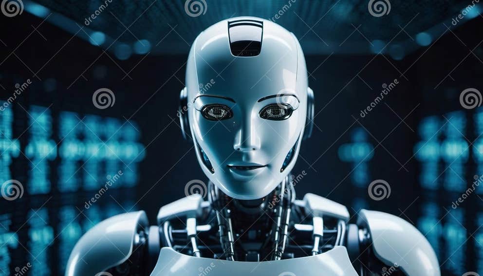 .Bionic Rumble Cyborg from the Future. Future Concept Stock ...