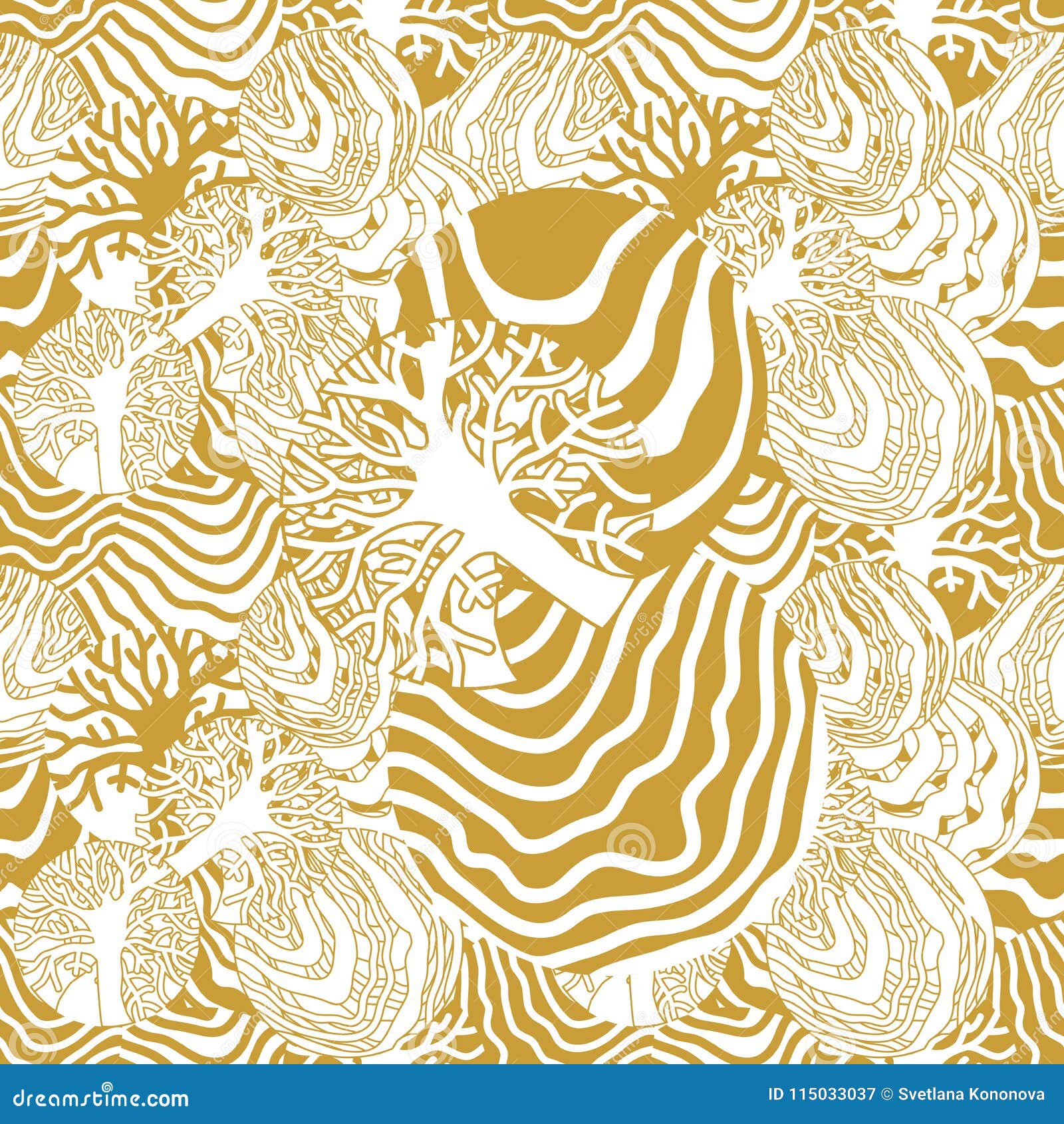 Bionic Style Vector Seamless Pattern. Stock Vector - Illustration of ...