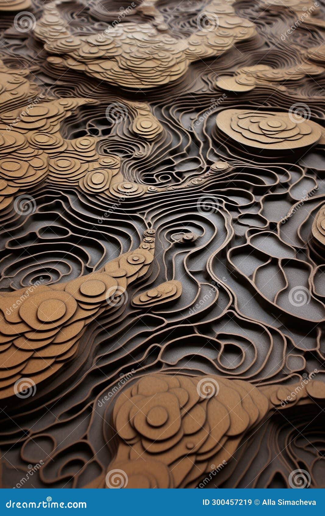 Bionic Surface Freeform Natural Soil Texture Stock Image - Image of ...