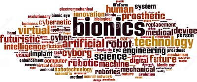 Bionics word cloud stock vector. Illustration of cyborg - 147523165