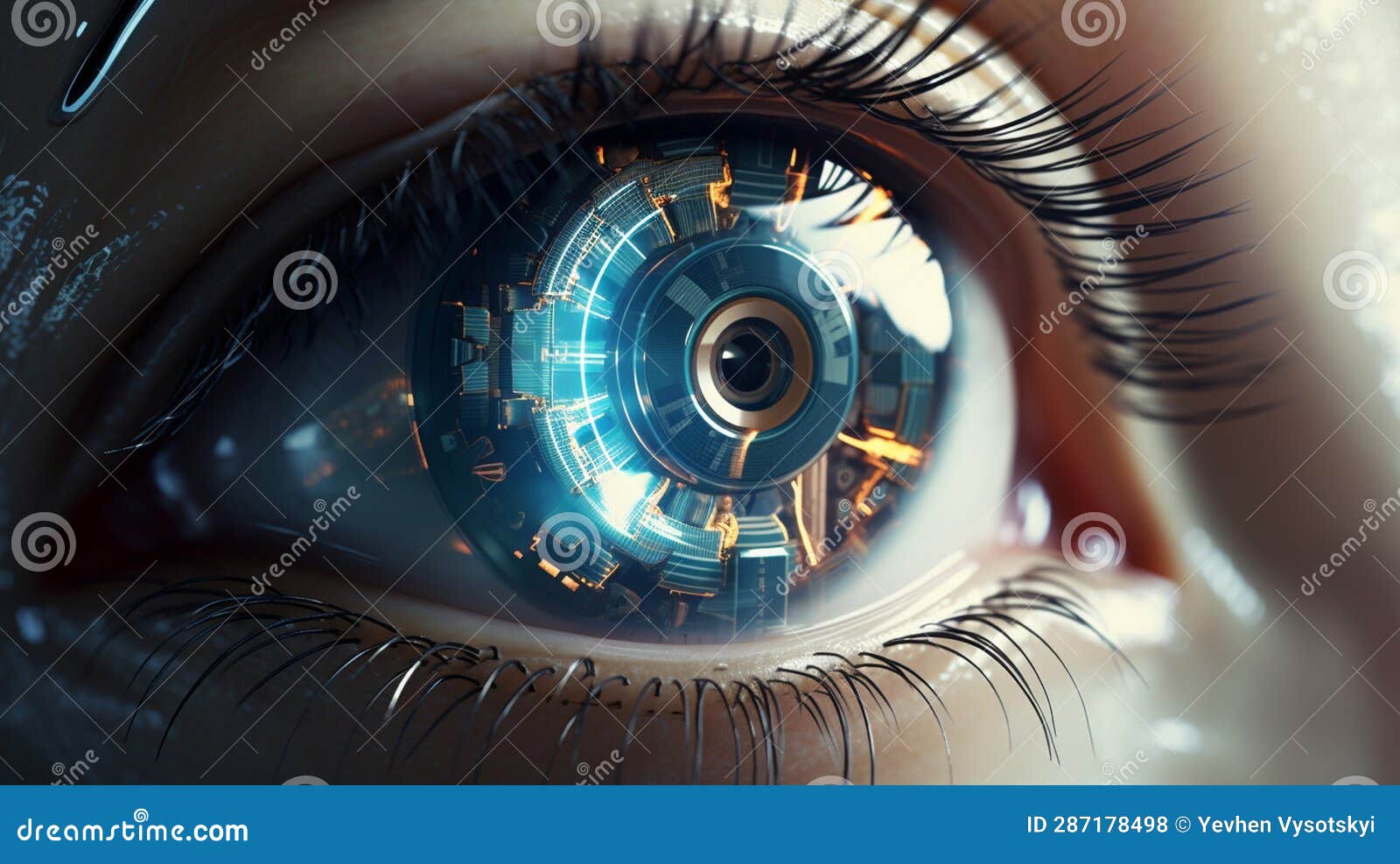Bioonic Eye a Realistic Image of a Bionic Eye Combinin_005 Stock ...