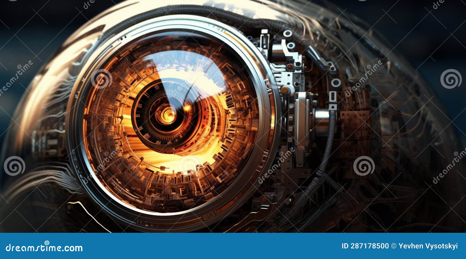 Bioonic Eye A Realistic Image Of A Bionic Eye Combinin_004 Stock ...