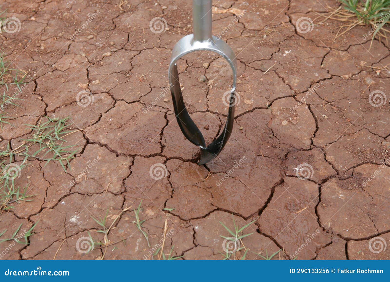 Biopore Hole Making Tool. Iron To Create Water Absorption Which is ...