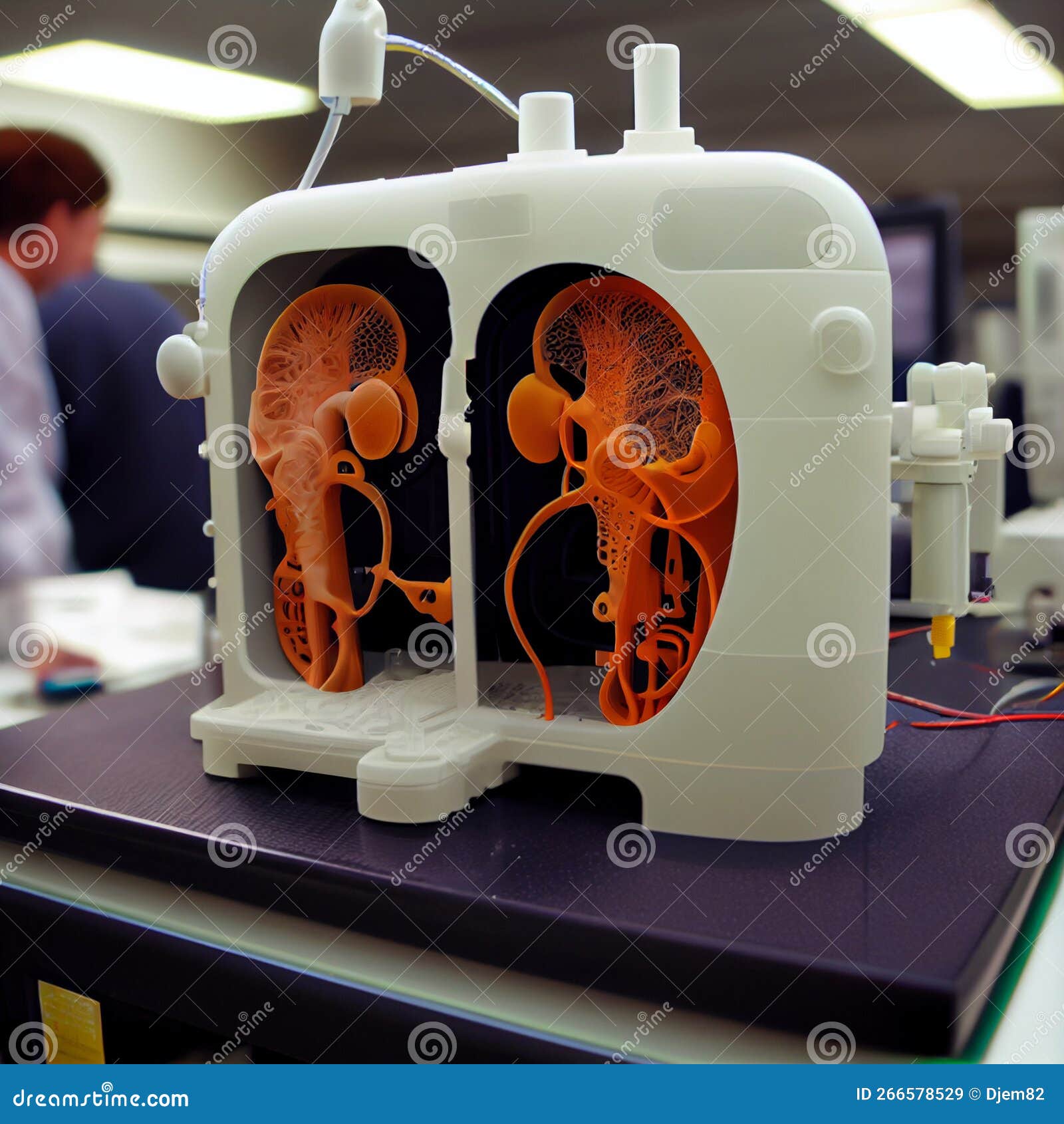 Bioprinting Process of Human Kidney Created with Generative Ai Stock ...