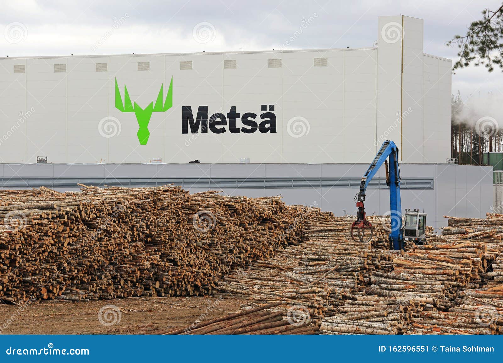 Bioproduct Mill of Metsa Group in Aanekoski Editorial Photo - Image of ...