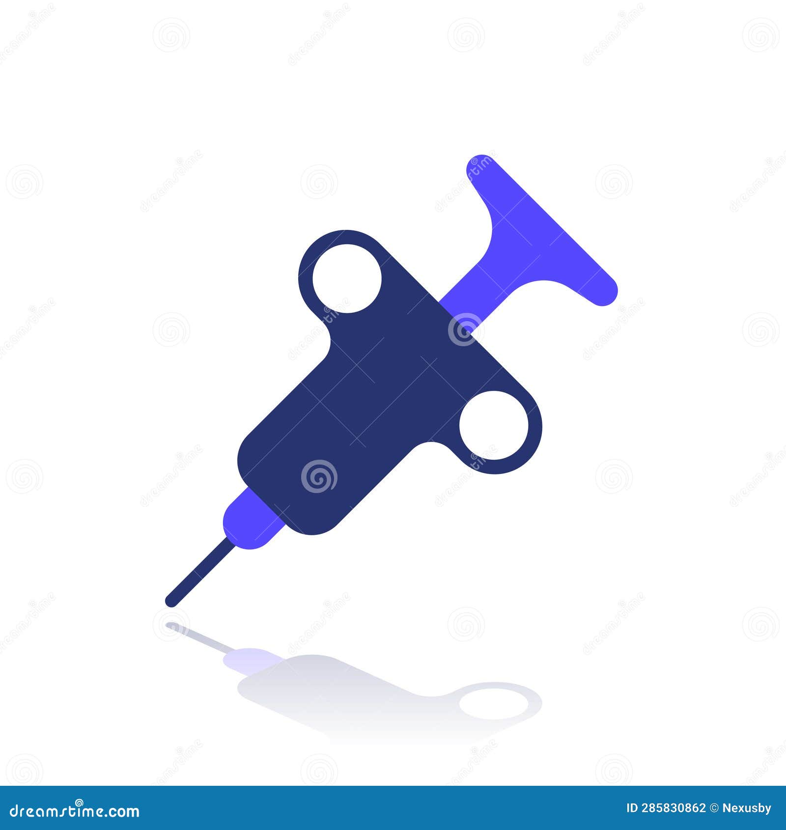 Biopsy Tool Icon, Flat Vector Stock Vector - Illustration of cancer ...
